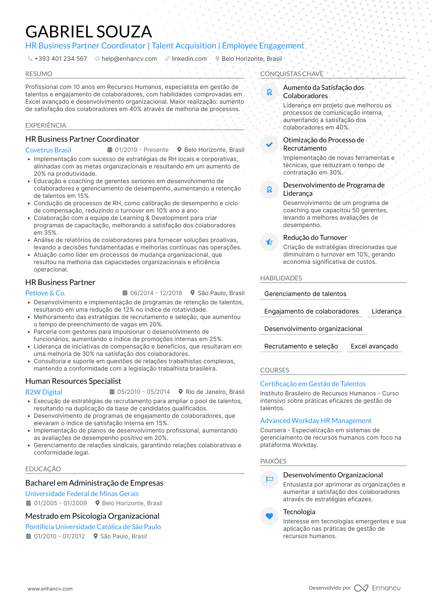 CV Recursos Humanos: Modelos que Impressionam Recrutadores 2026