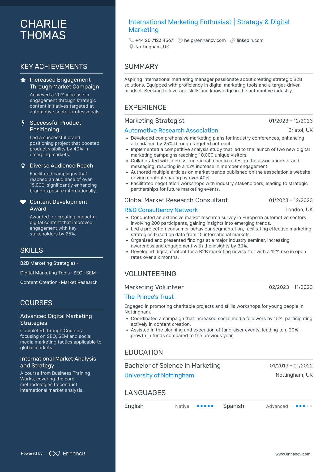 Marketing Manager CV Examples & Guide for 2026