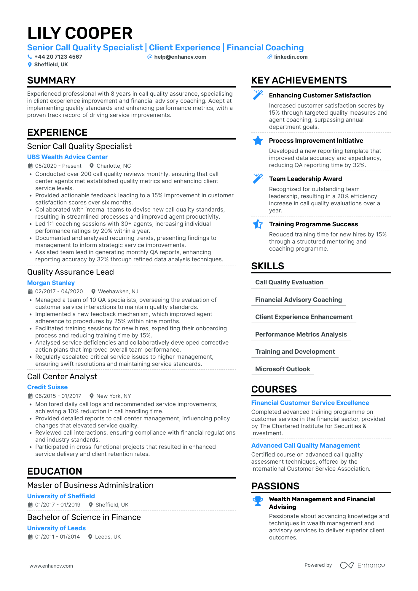 Call Centre CV Examples & Guide for 2026