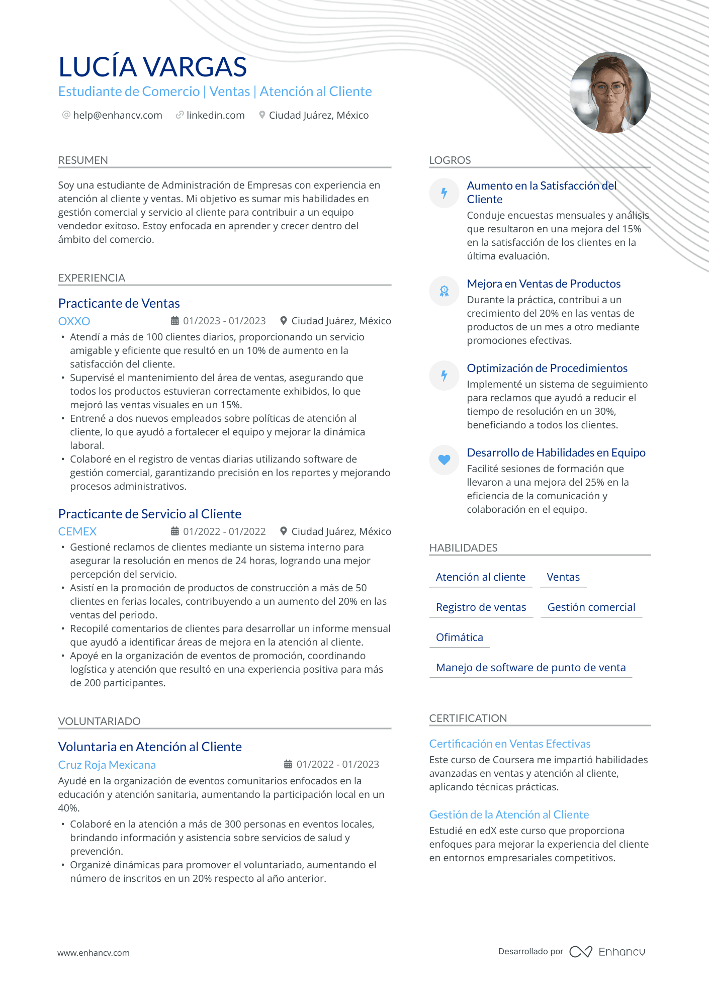 Currículum de Vendedor: Ejemplos Con y Sin Experiencia