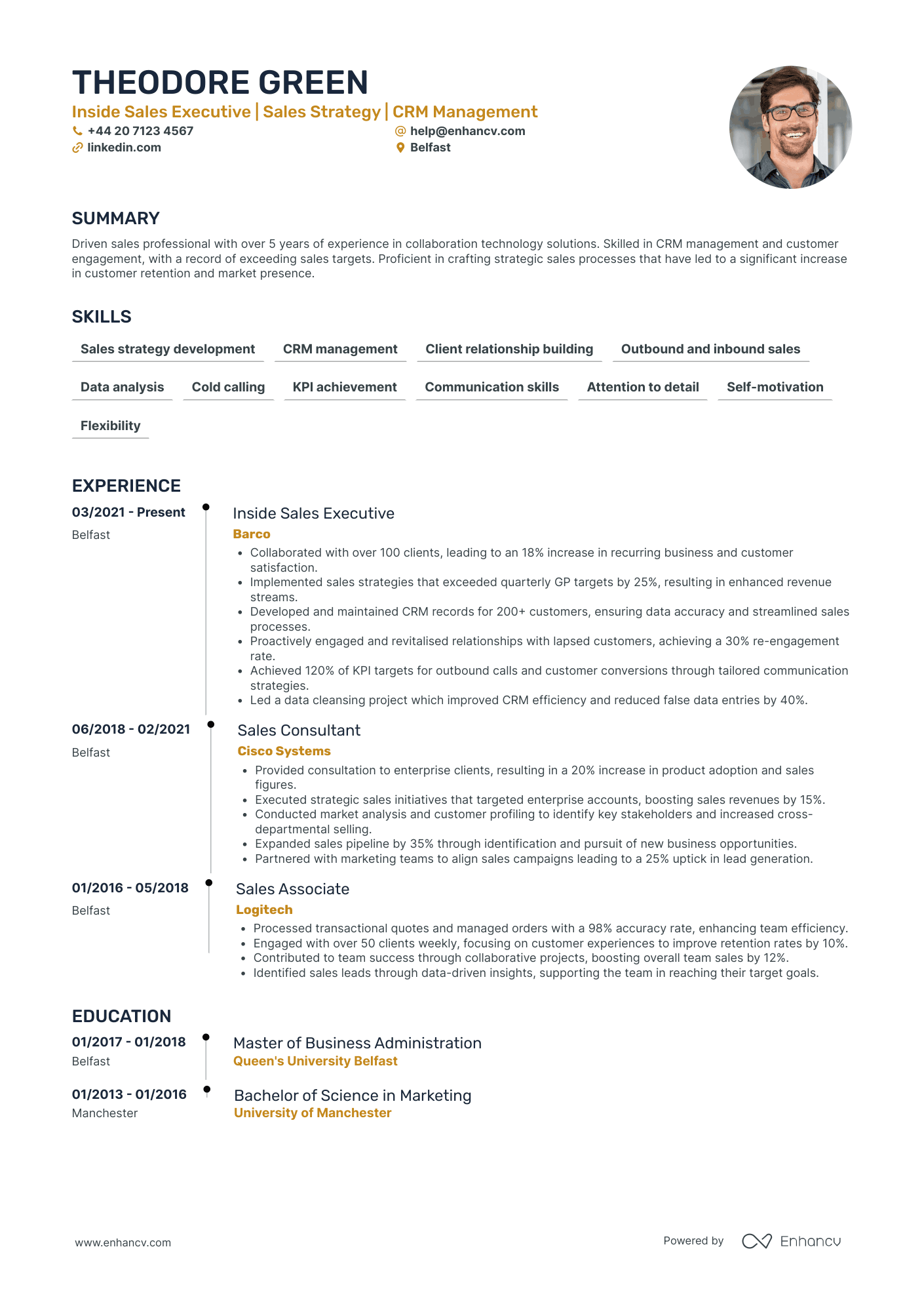 Sales Executive CV Examples & Guide for 2026