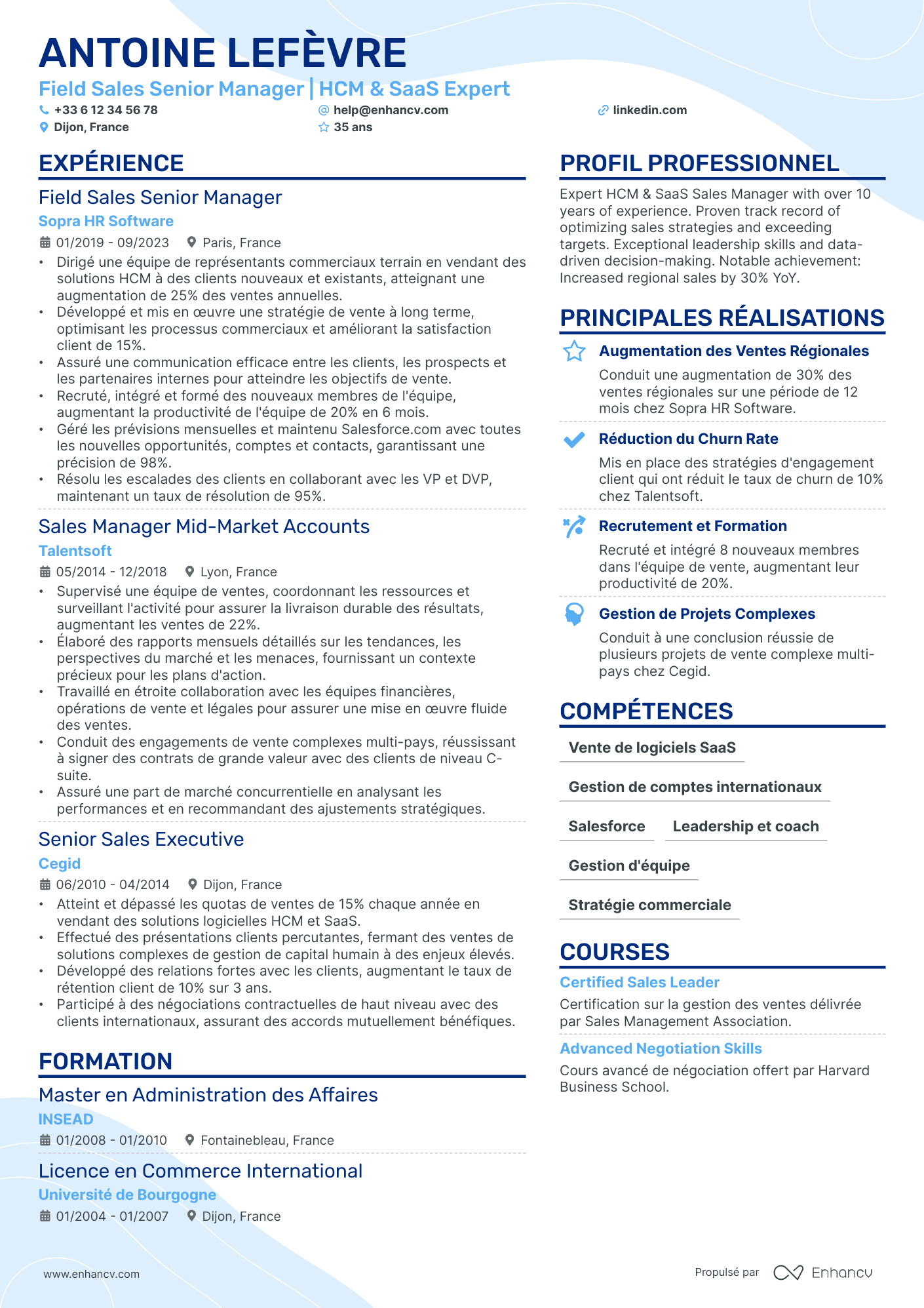 CV Directeur Commercial : Exemple Gagnant et Conseils Clés