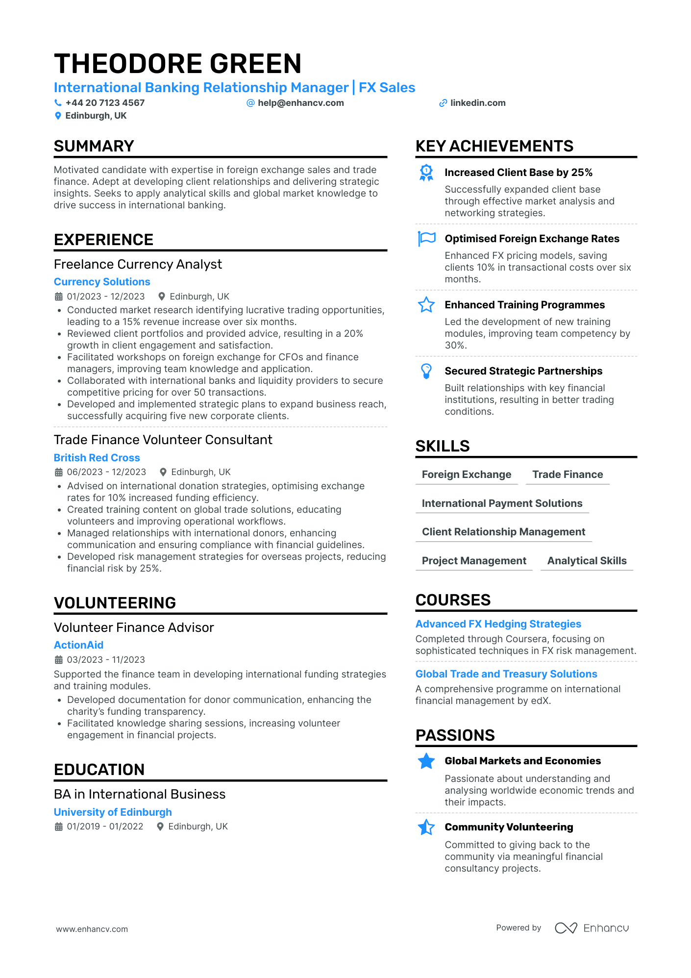 Relationship Manager CV Examples & Guide for 2025