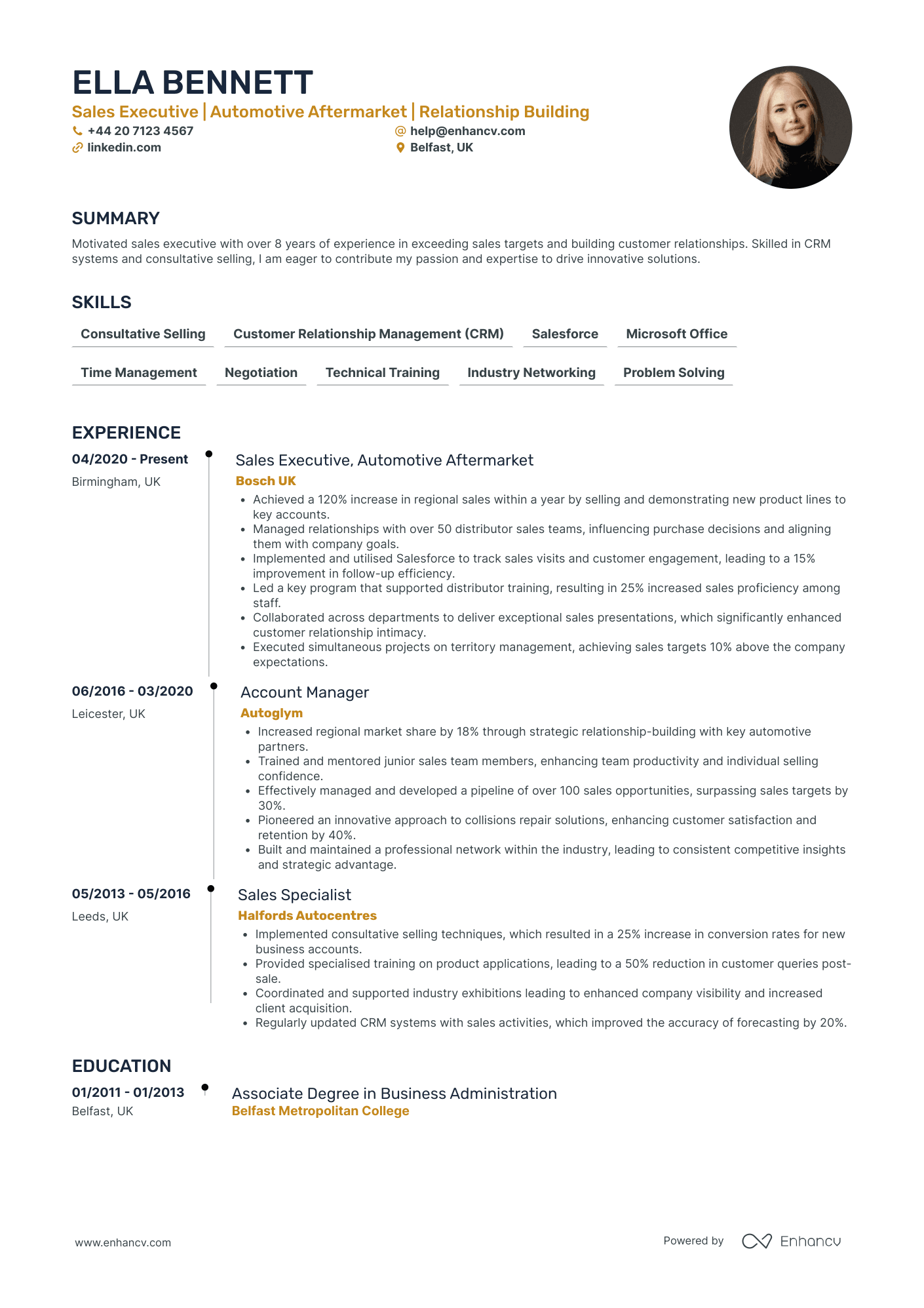 Sales Assistant CV Examples & Guide for 2026