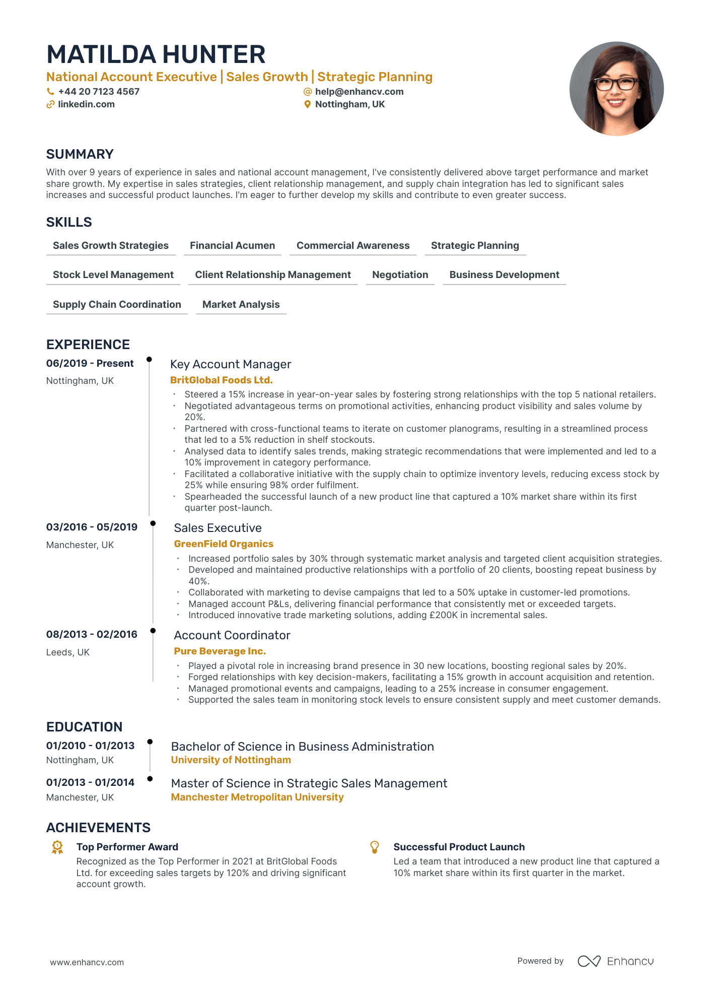 Executive CV Examples & Guide for 2025