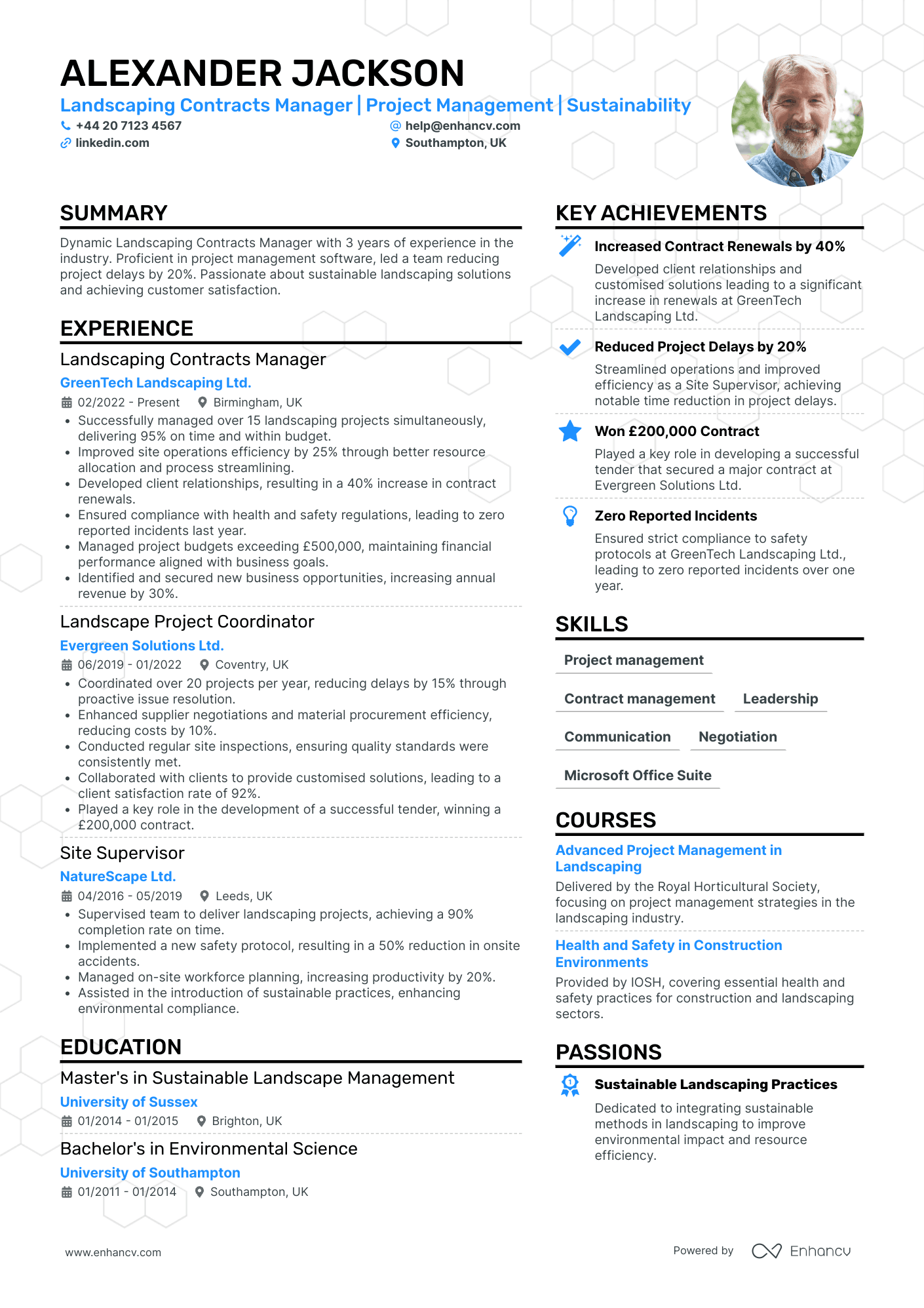 Landscaping CV Examples & Guide for 2026