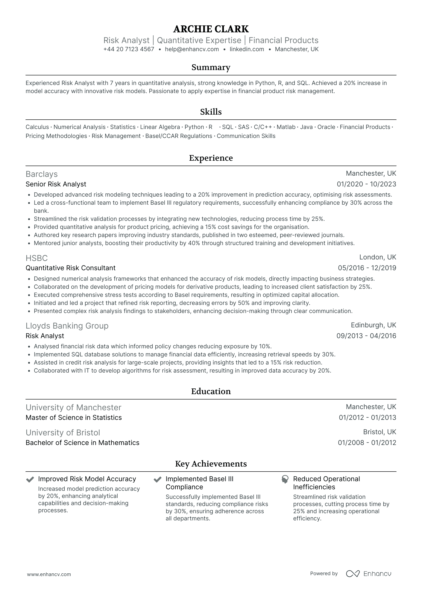 Model CV Examples & Guide for 2026