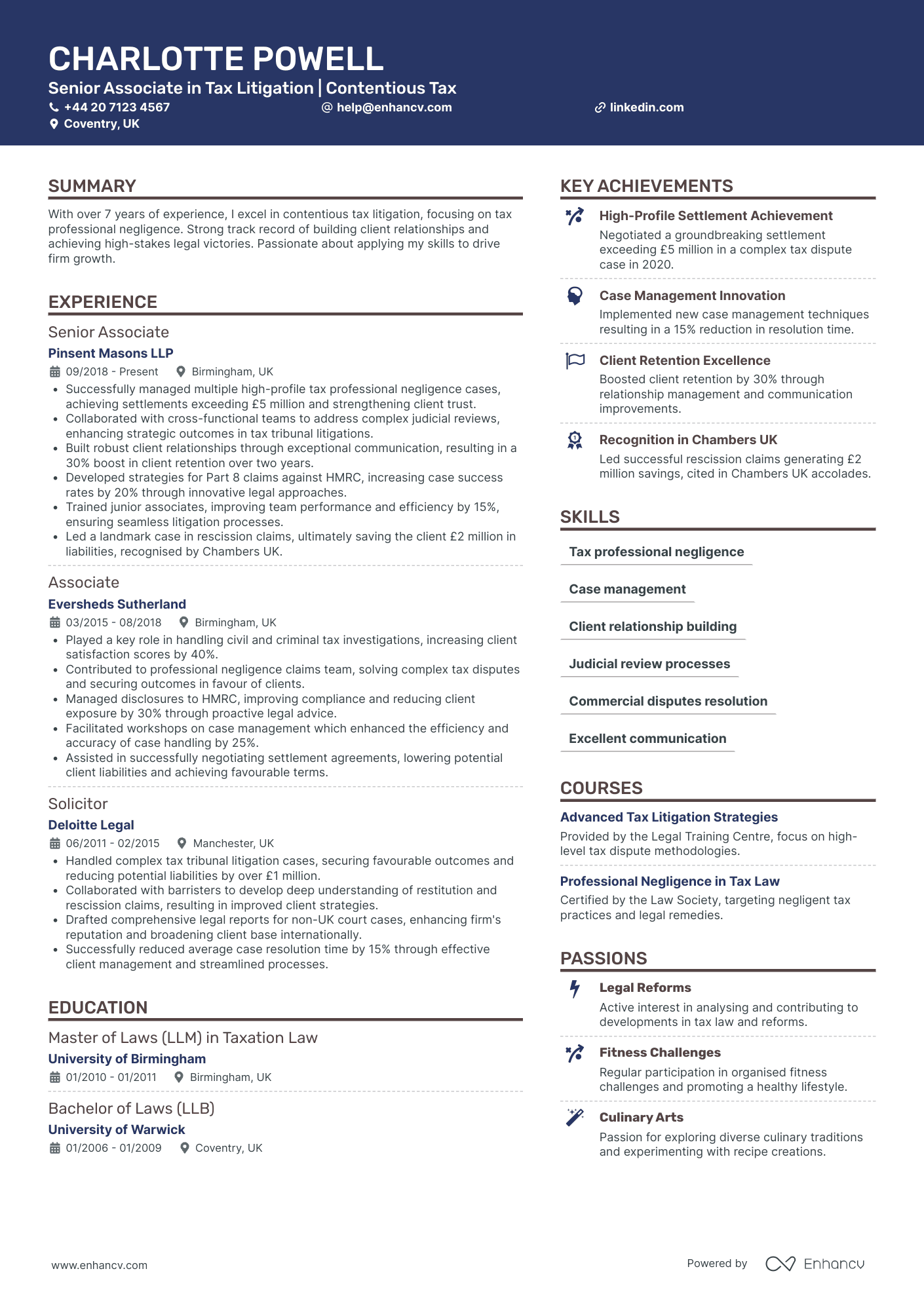 Solicitor CV Examples & Guide for 2026