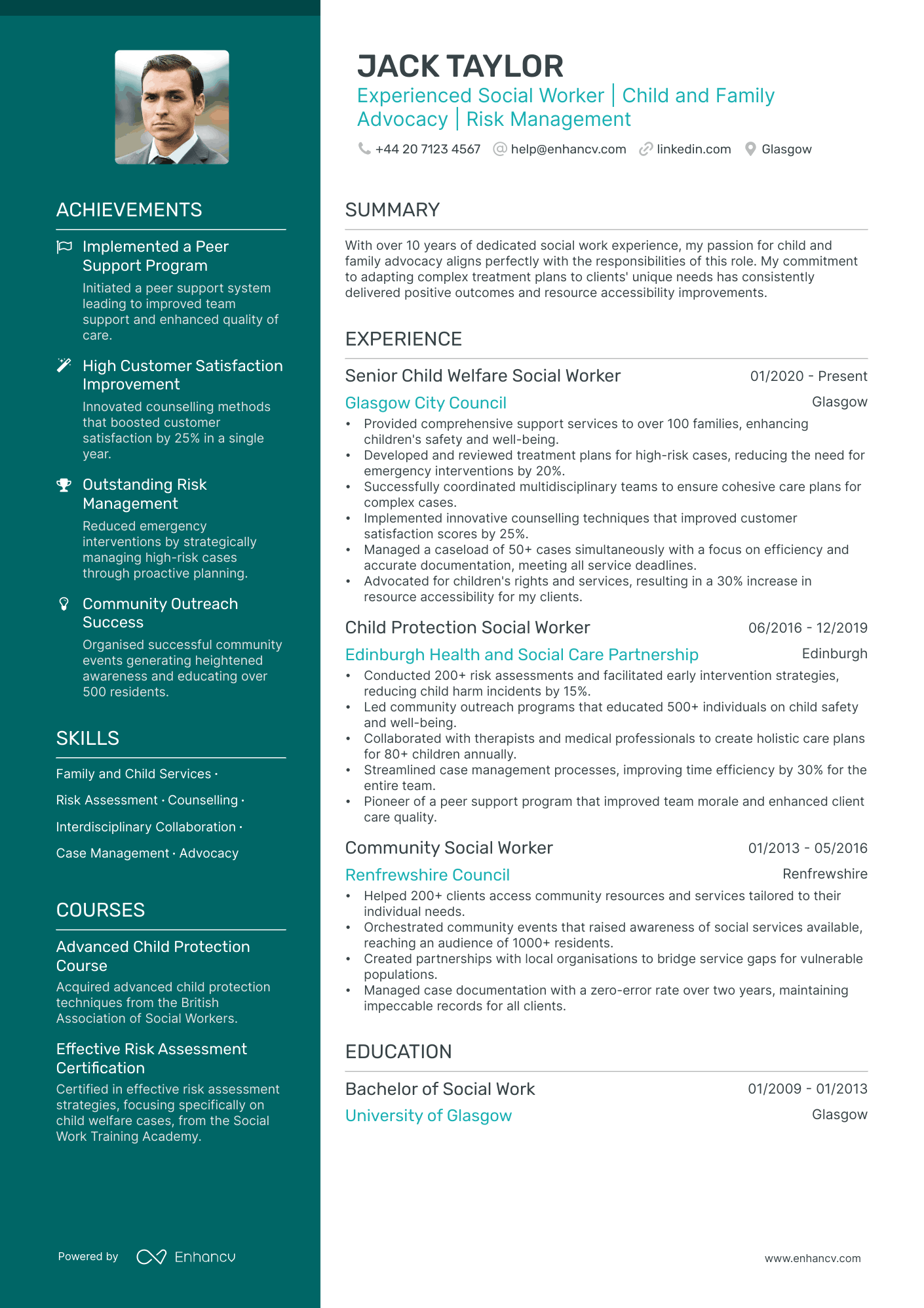 Social Worker CV Examples & Guide for 2025