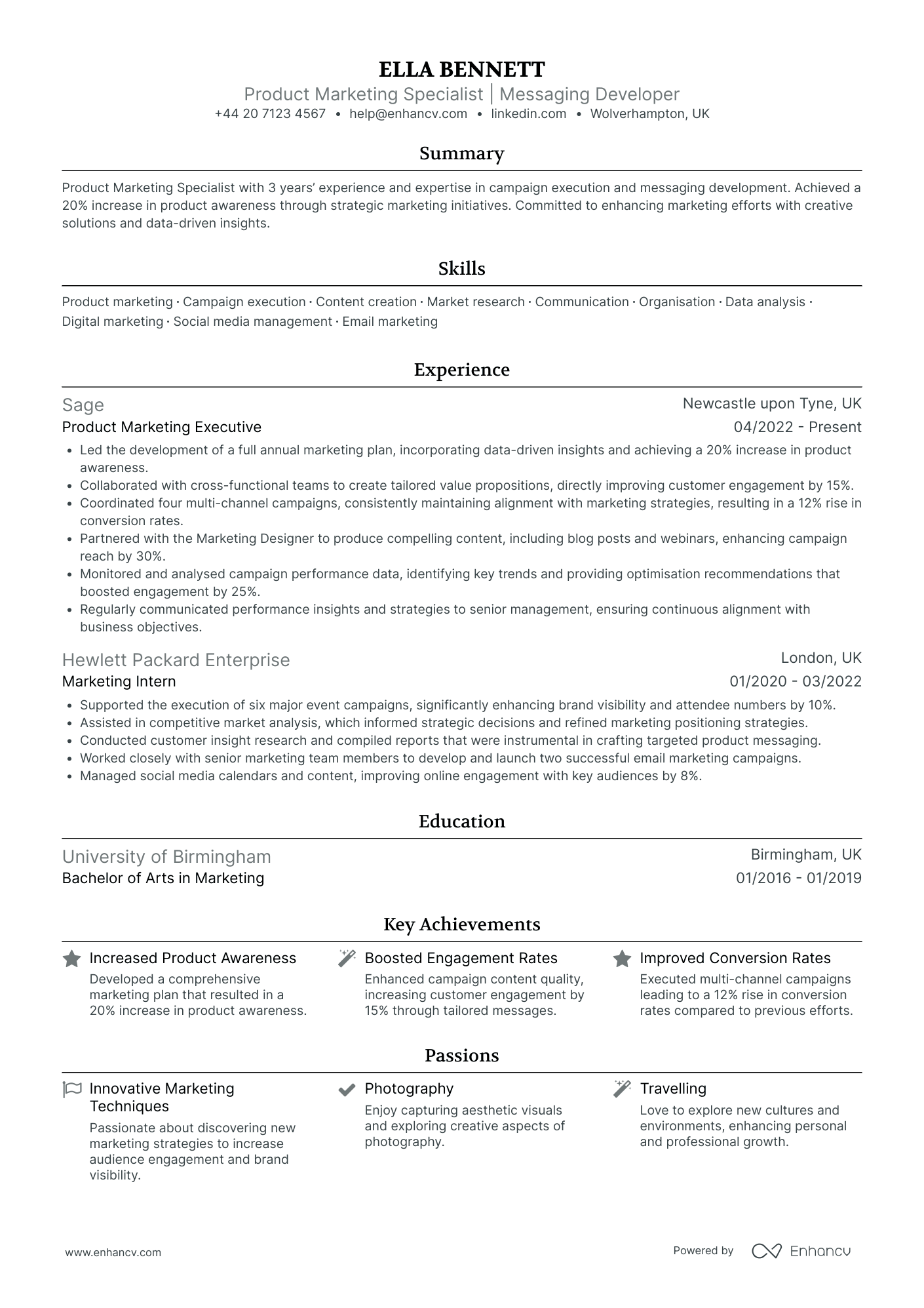 Creative Marketing CV Examples & Guide for 2026
