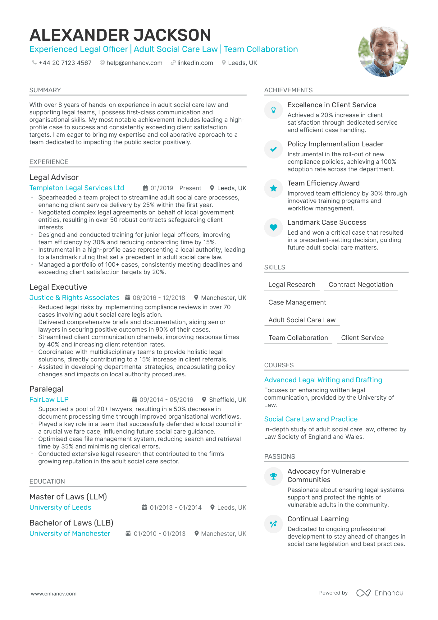 Legal CV Examples & Guide for 2025