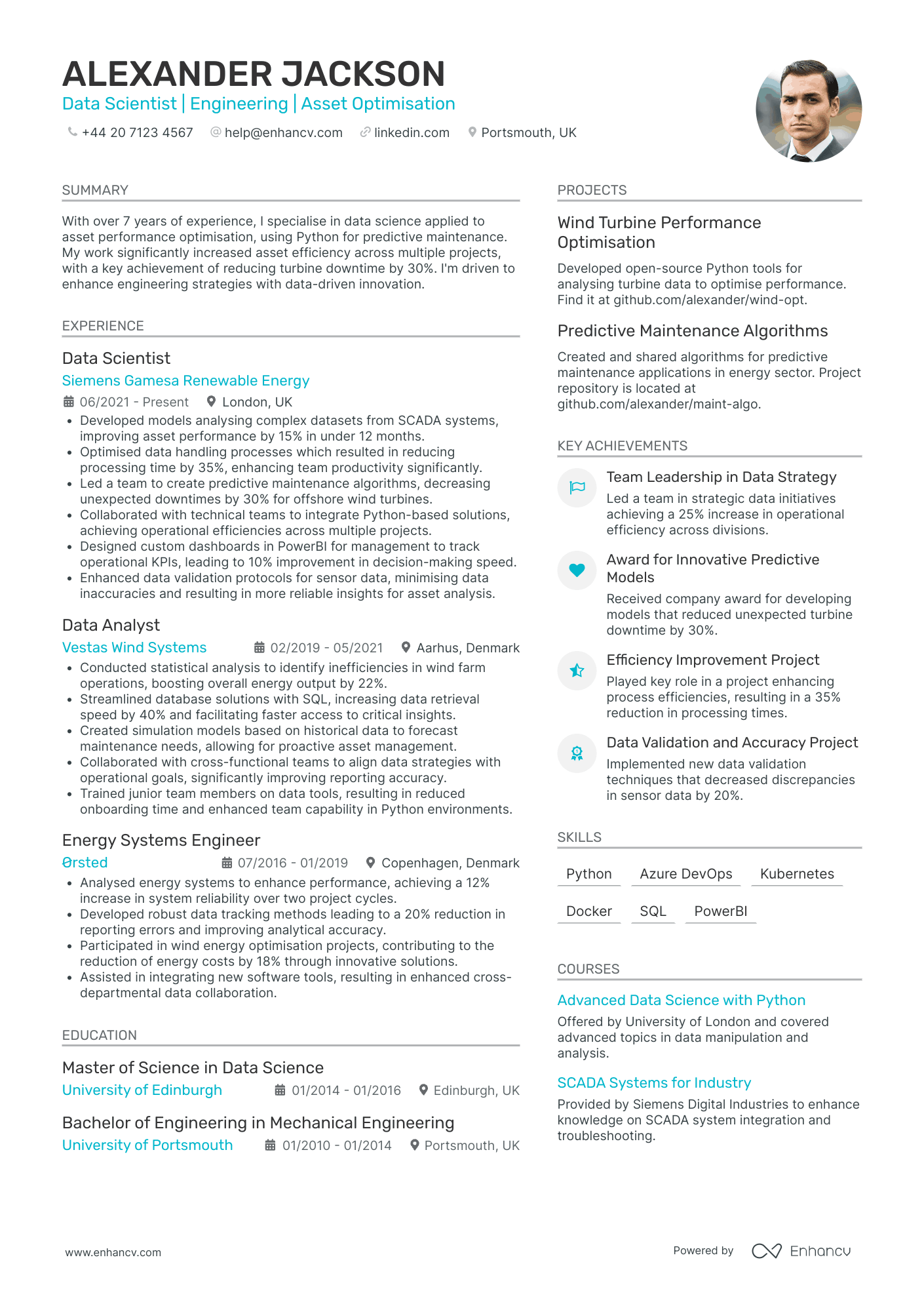 SQL Developer CV Examples & Guide for 2025