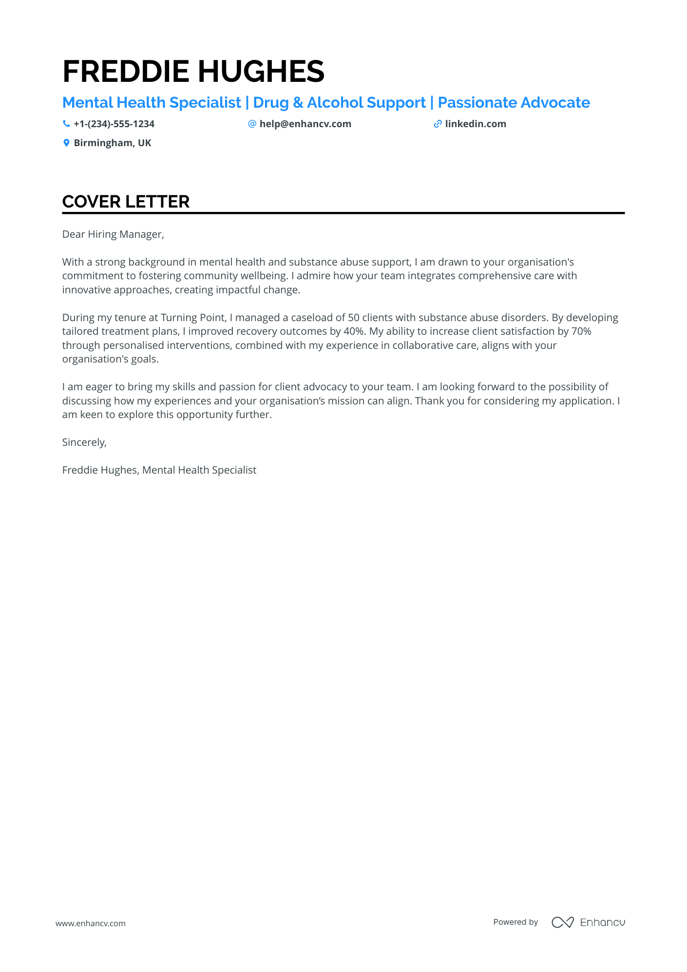 Support Worker Cover Letter Examples & Guide for 2026