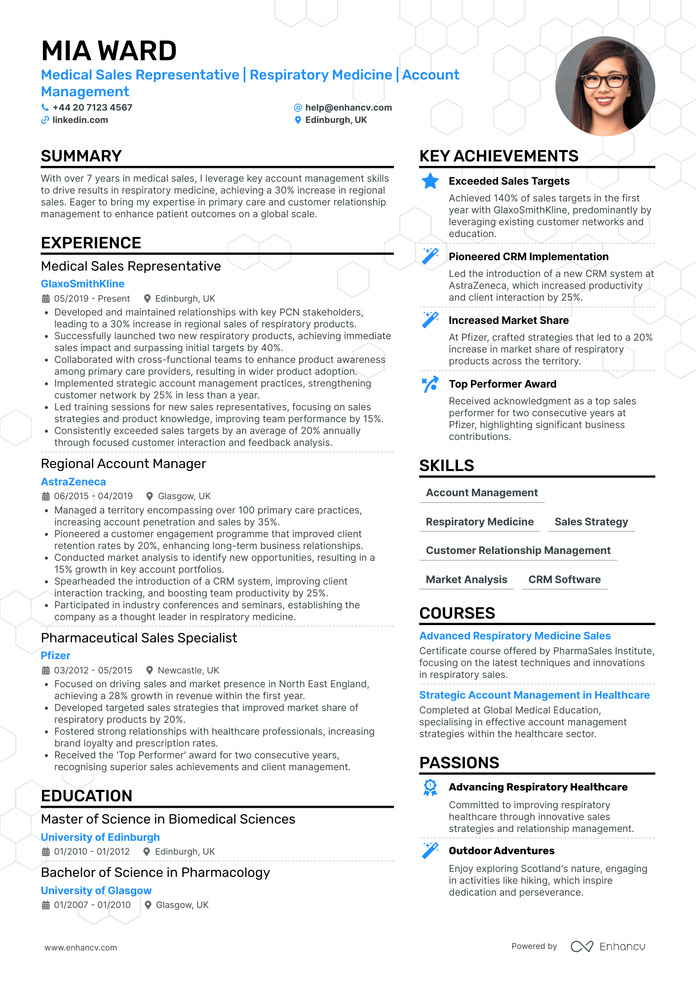 Medical Sales CV Examples & Guide for 2026