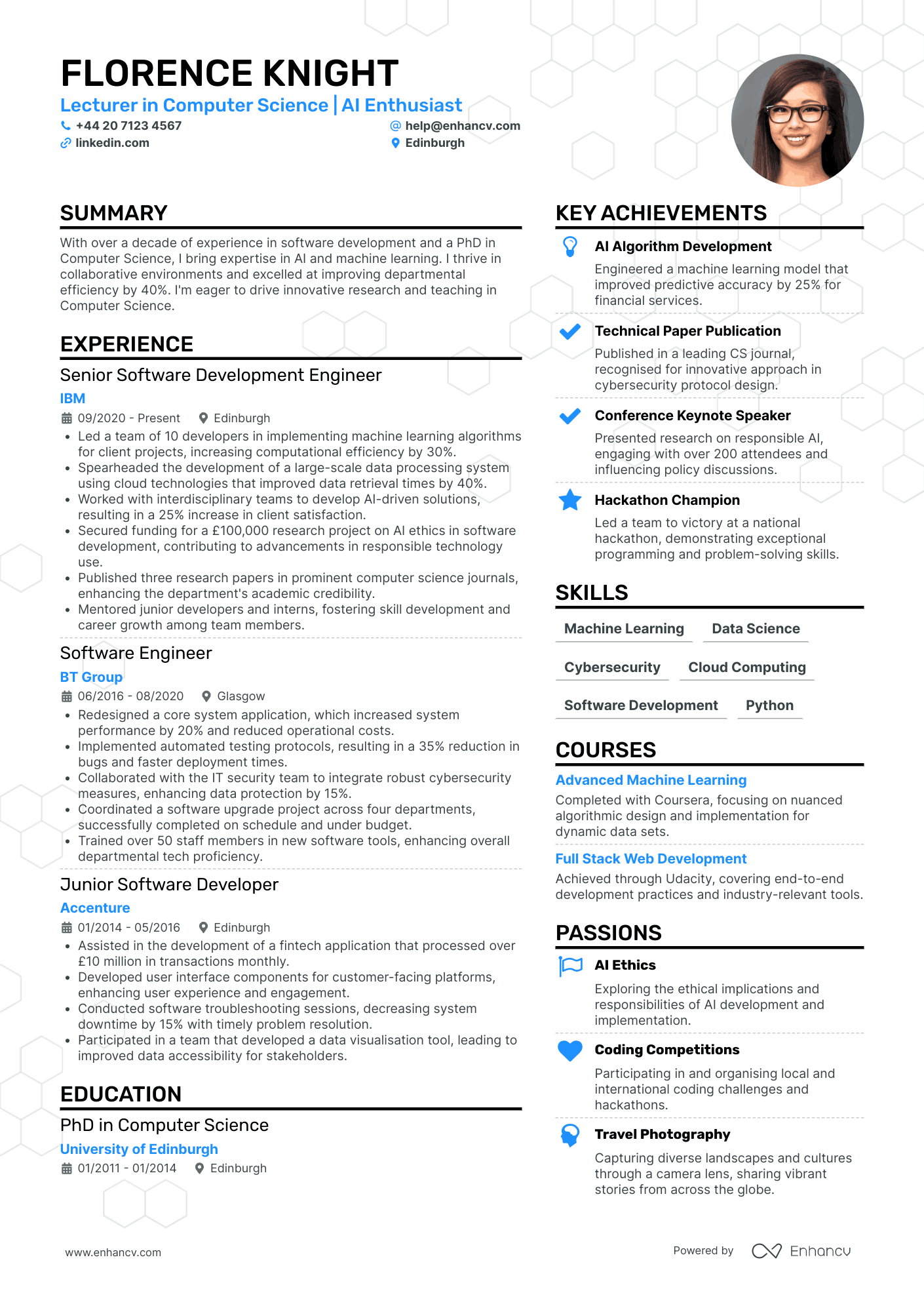 Professor CV Examples & Guide for 2026