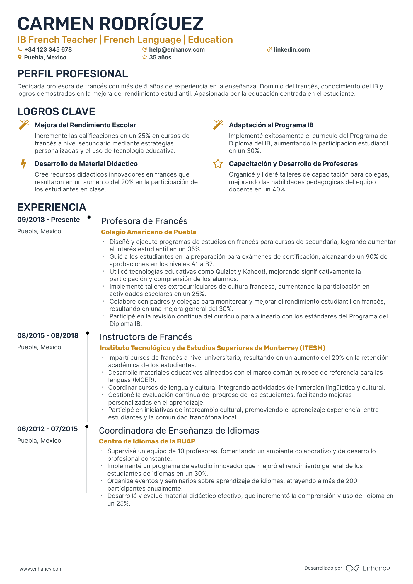 Currículum Maestro: Guía + 15 Ejemplos Para tu CV de Profesor