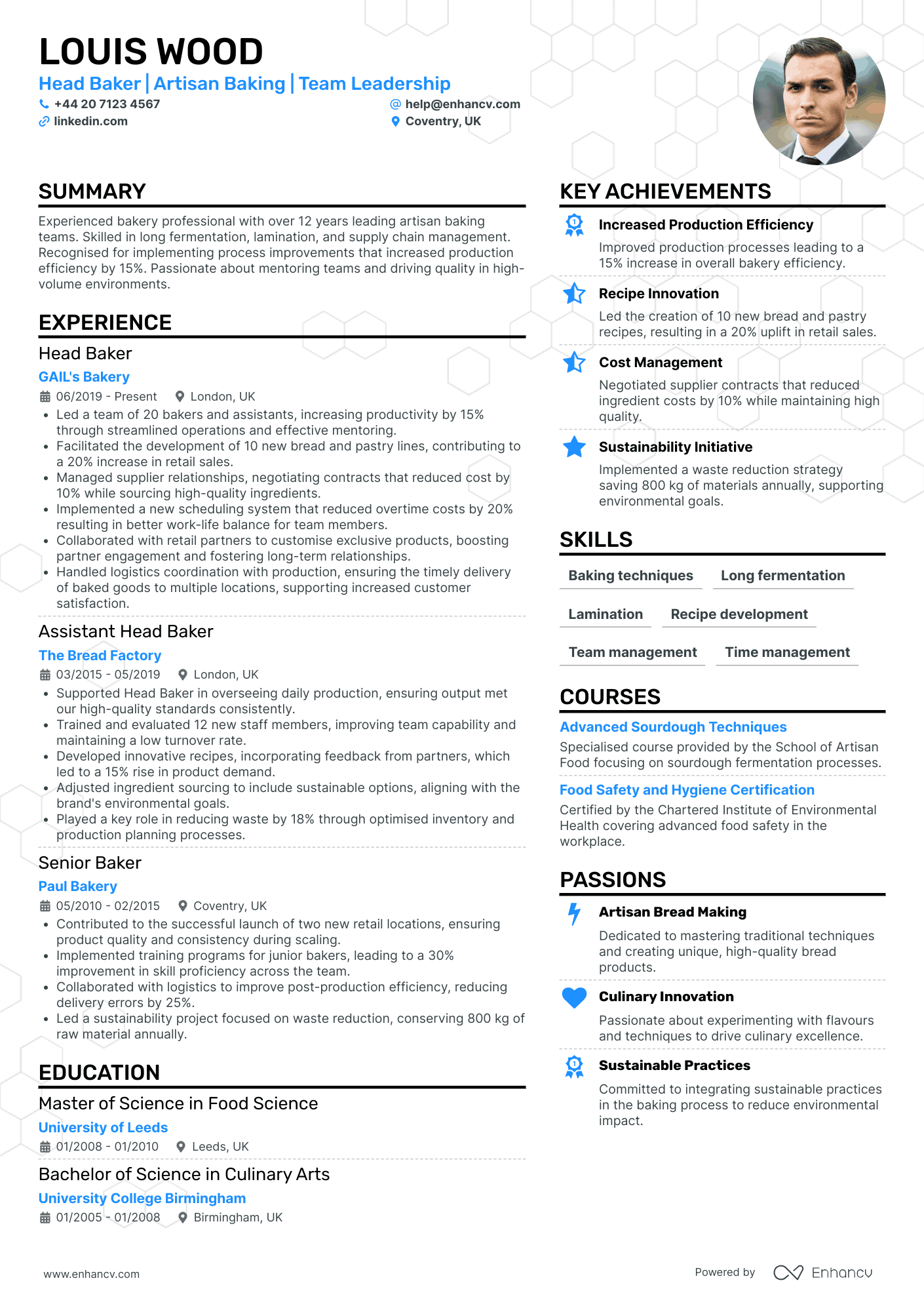 Baker CV Examples & Guide for 2026