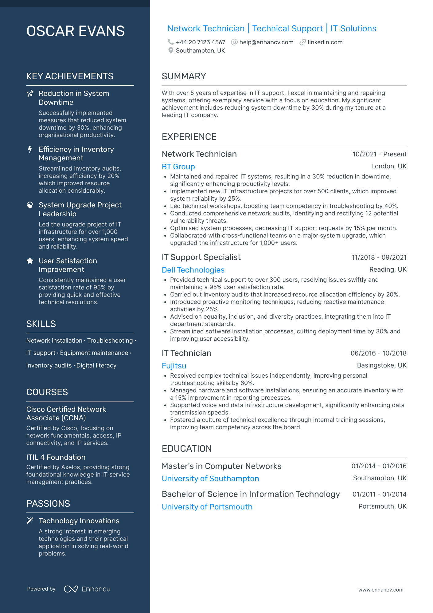 IT Technician CV Examples & Guide for 2026