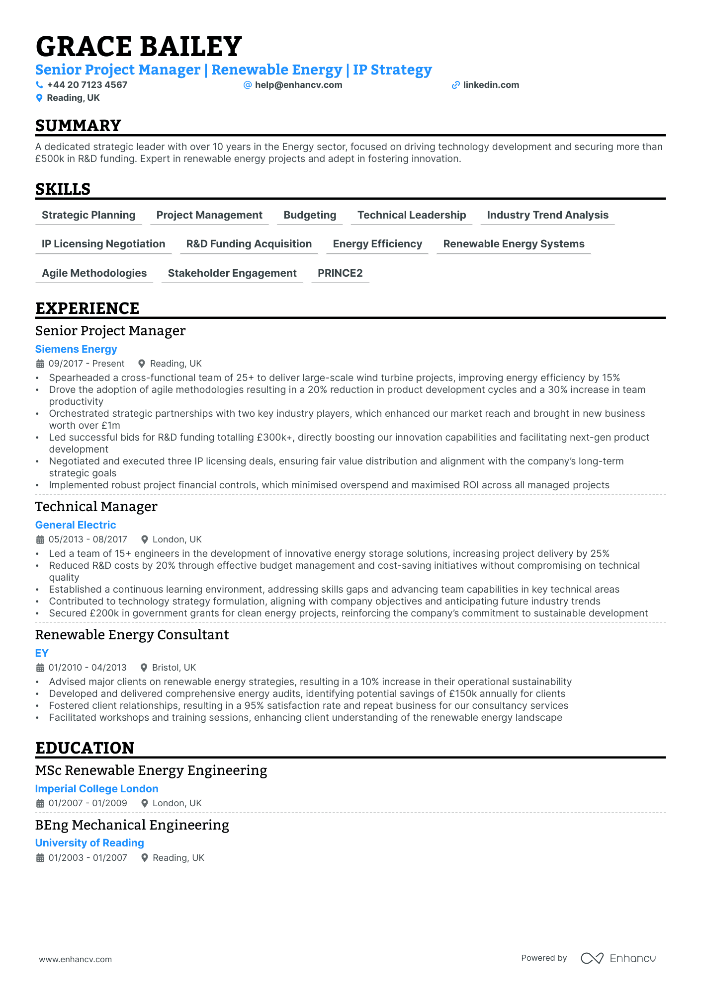 CTO CV Examples & Guide for 2025