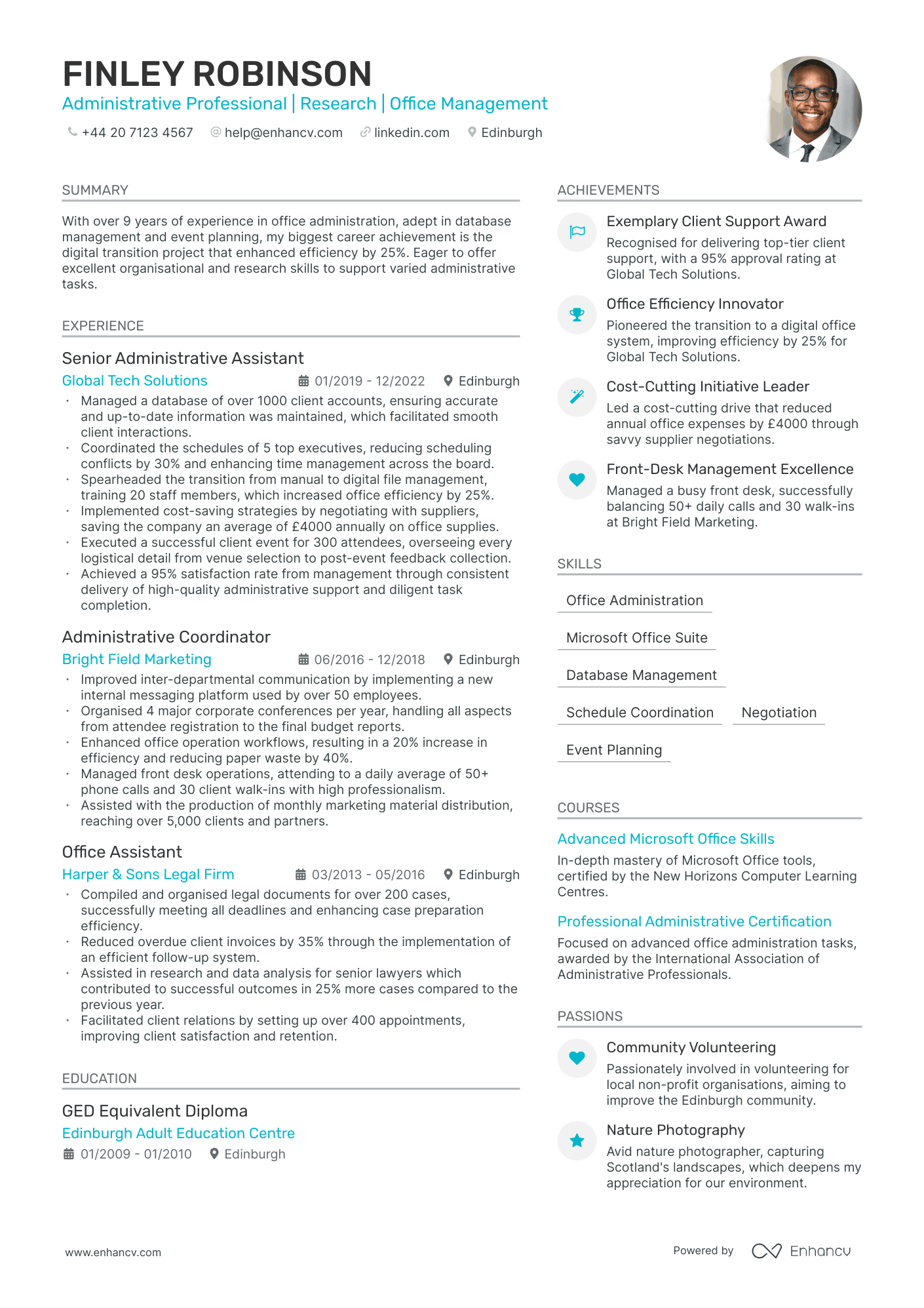 Office Assistant CV Examples & Guide for 2025