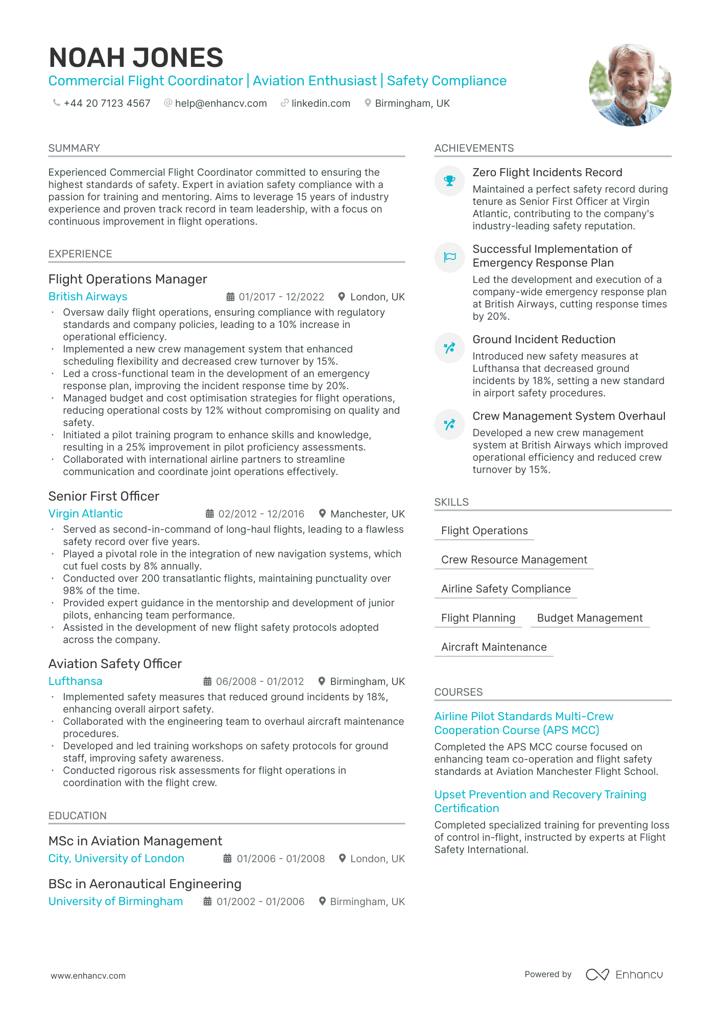 Airline Pilot CV Examples & Guide for 2025