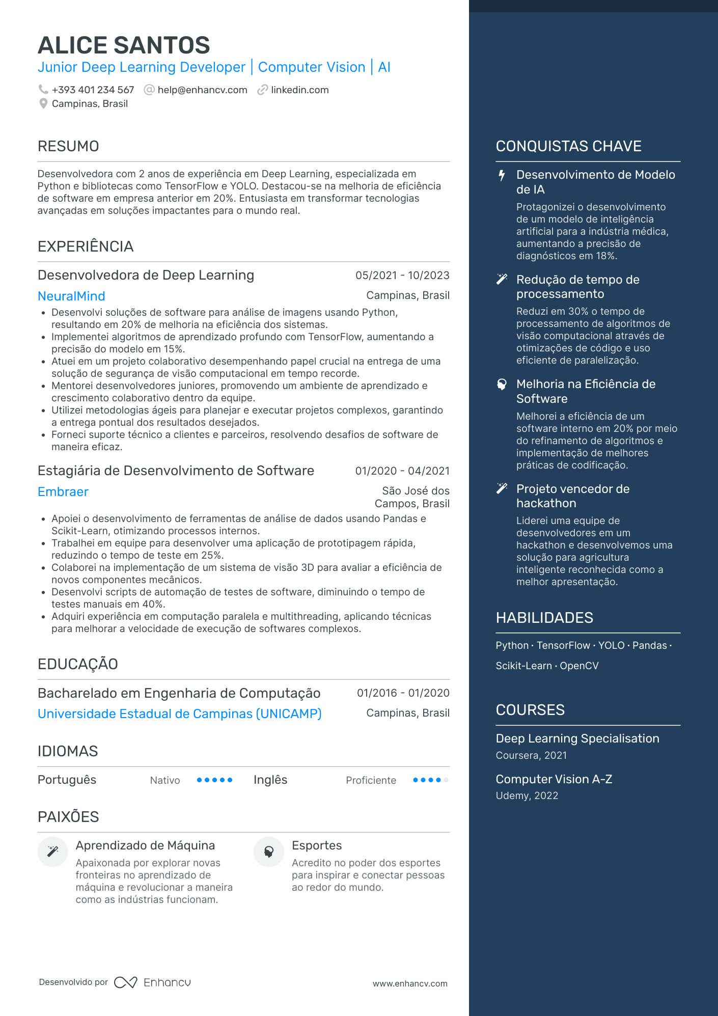 12 Exemplos de Currículo para Desenvolvedor que Conseguiram Emprego em 2025