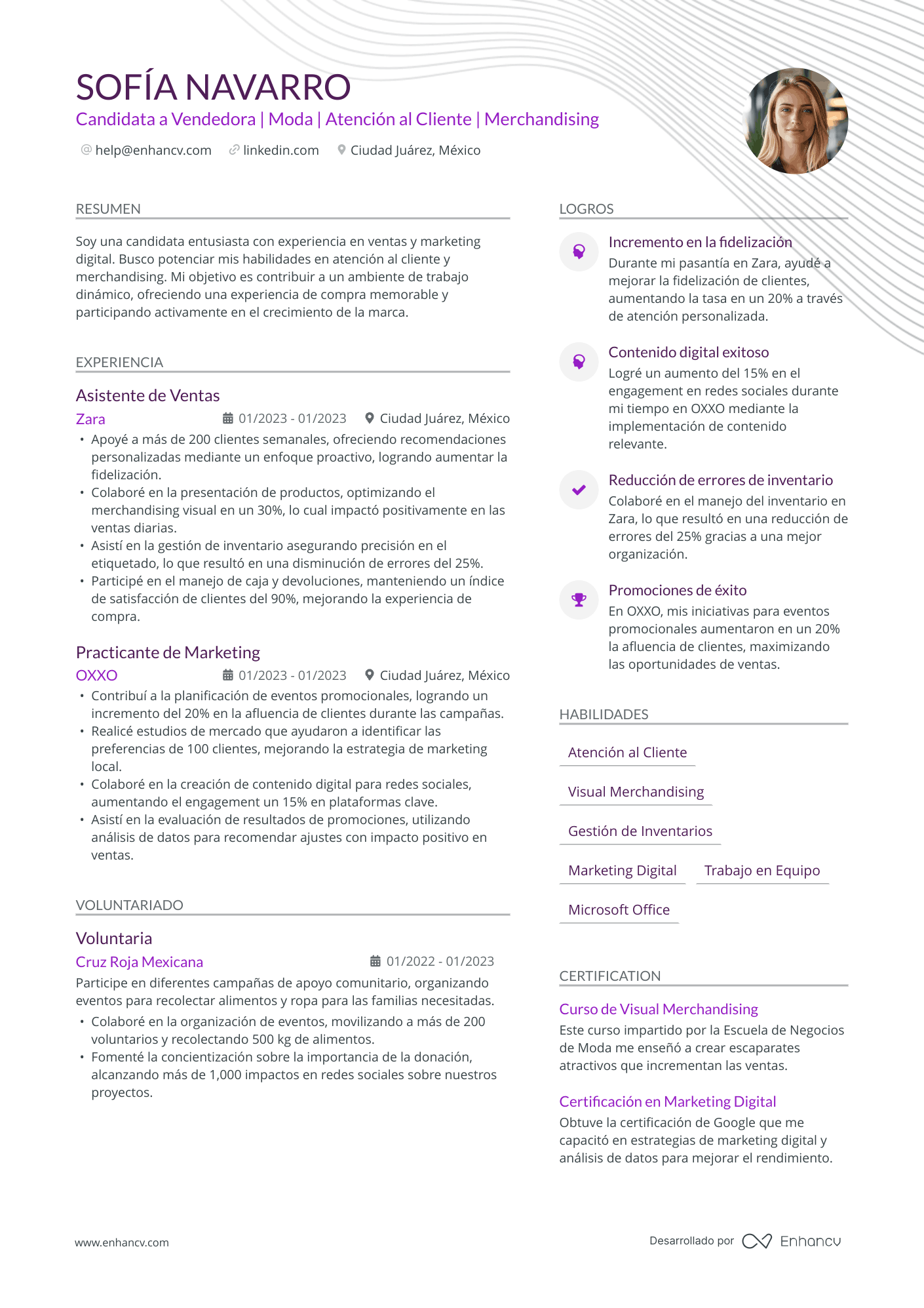 Currículum de Vendedor: Ejemplos Con y Sin Experiencia