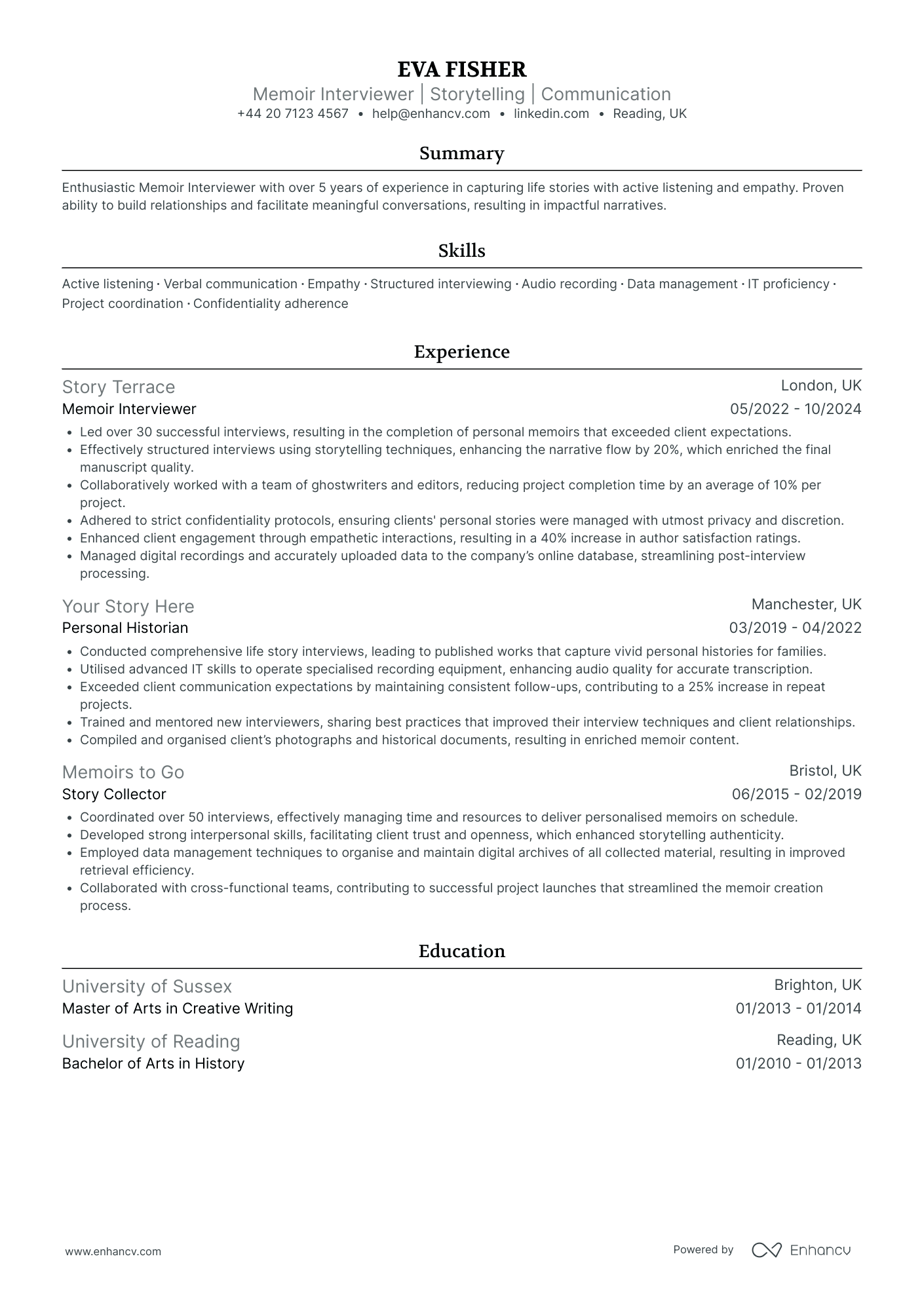 Freelance Writer CV Examples & Guide for 2026