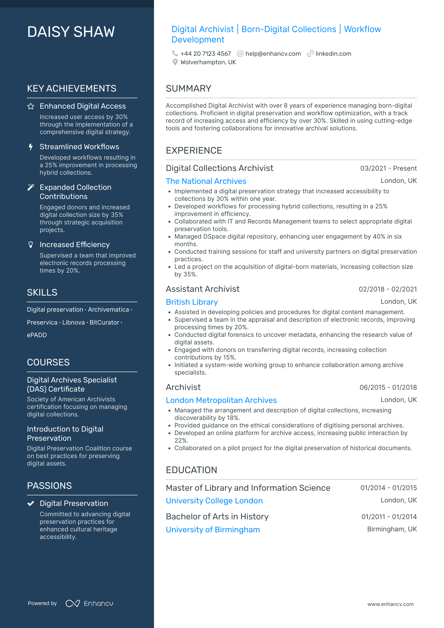 Film CV Examples & Guide for 2026