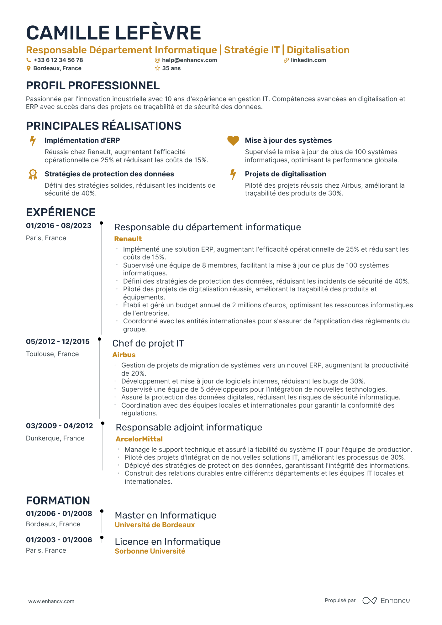 CV Informatique : +10 Exemples pour Tous les Rôles et Domaines