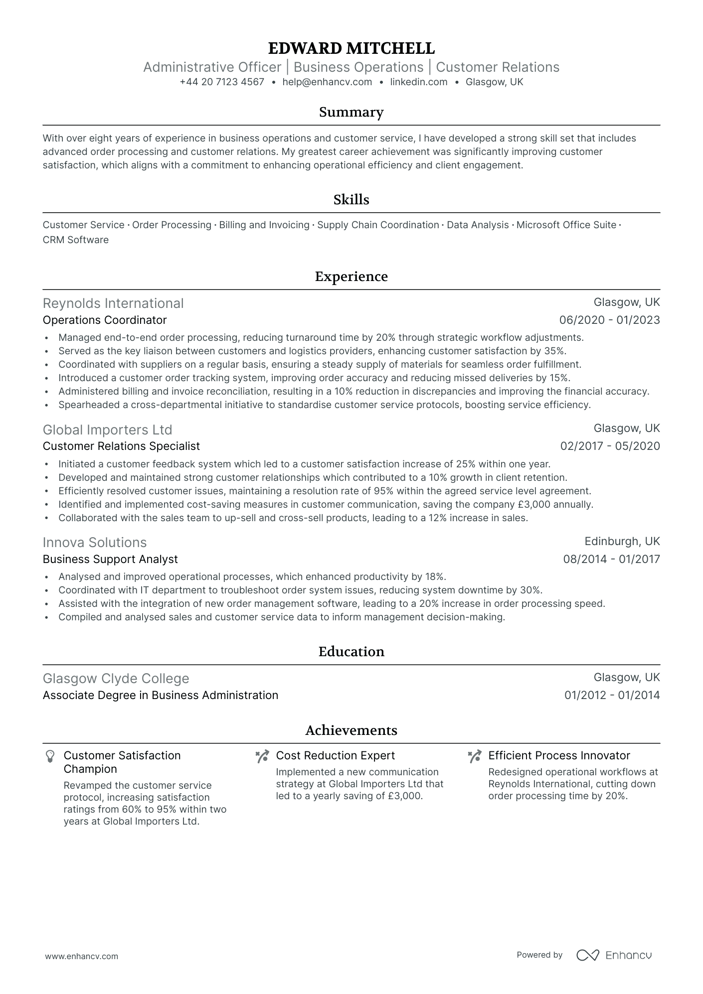 Administrative Assistant CV Examples & Guide for 2025