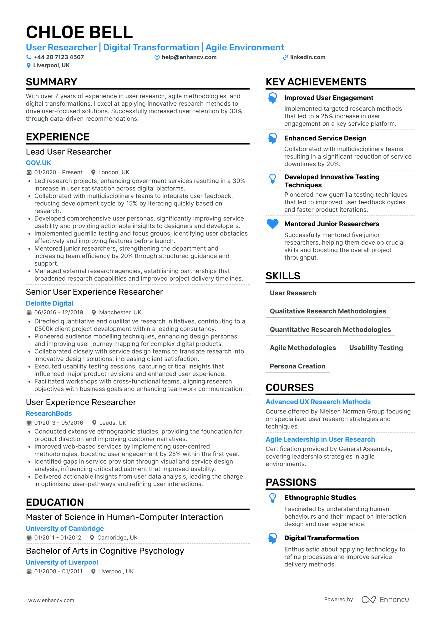 Researcher CV Examples & Guide for 2026