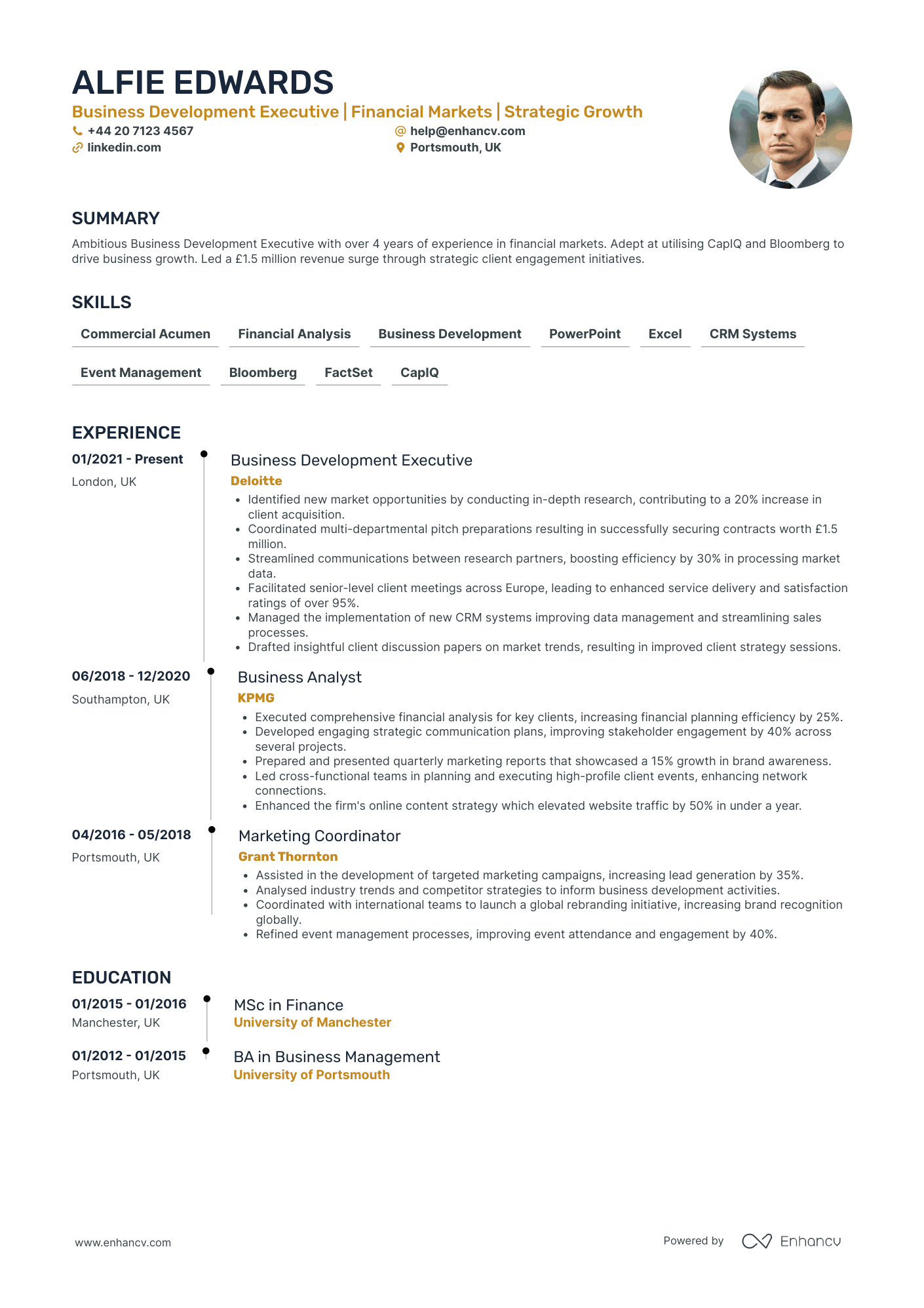 Financial Advisor CV Examples & Guide for 2026