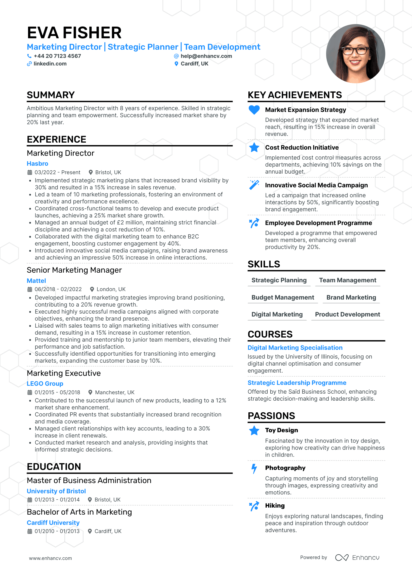 Creative Marketing CV Examples & Guide for 2026