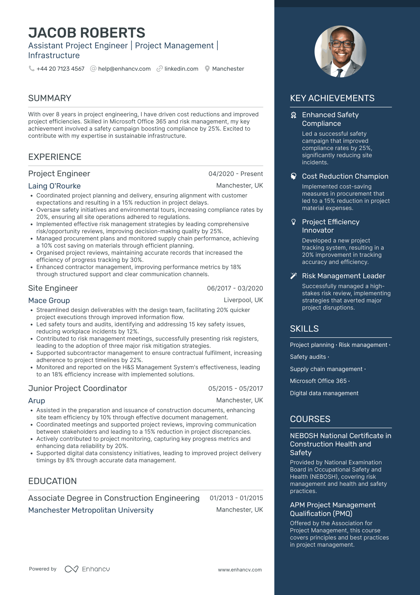 Project Engineer CV Examples & Guide for 2026