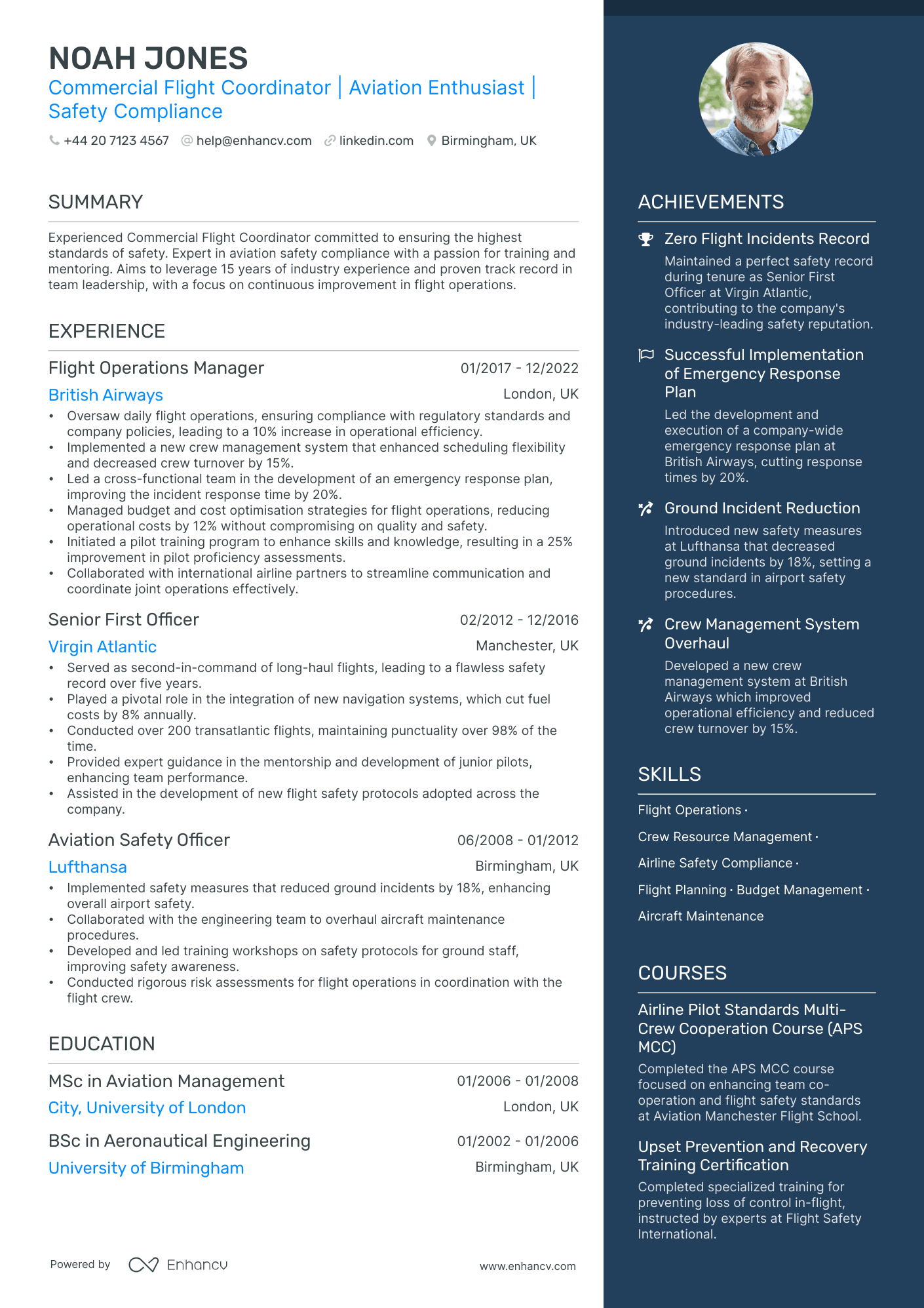 Airline Pilot CV Examples & Guide for 2025