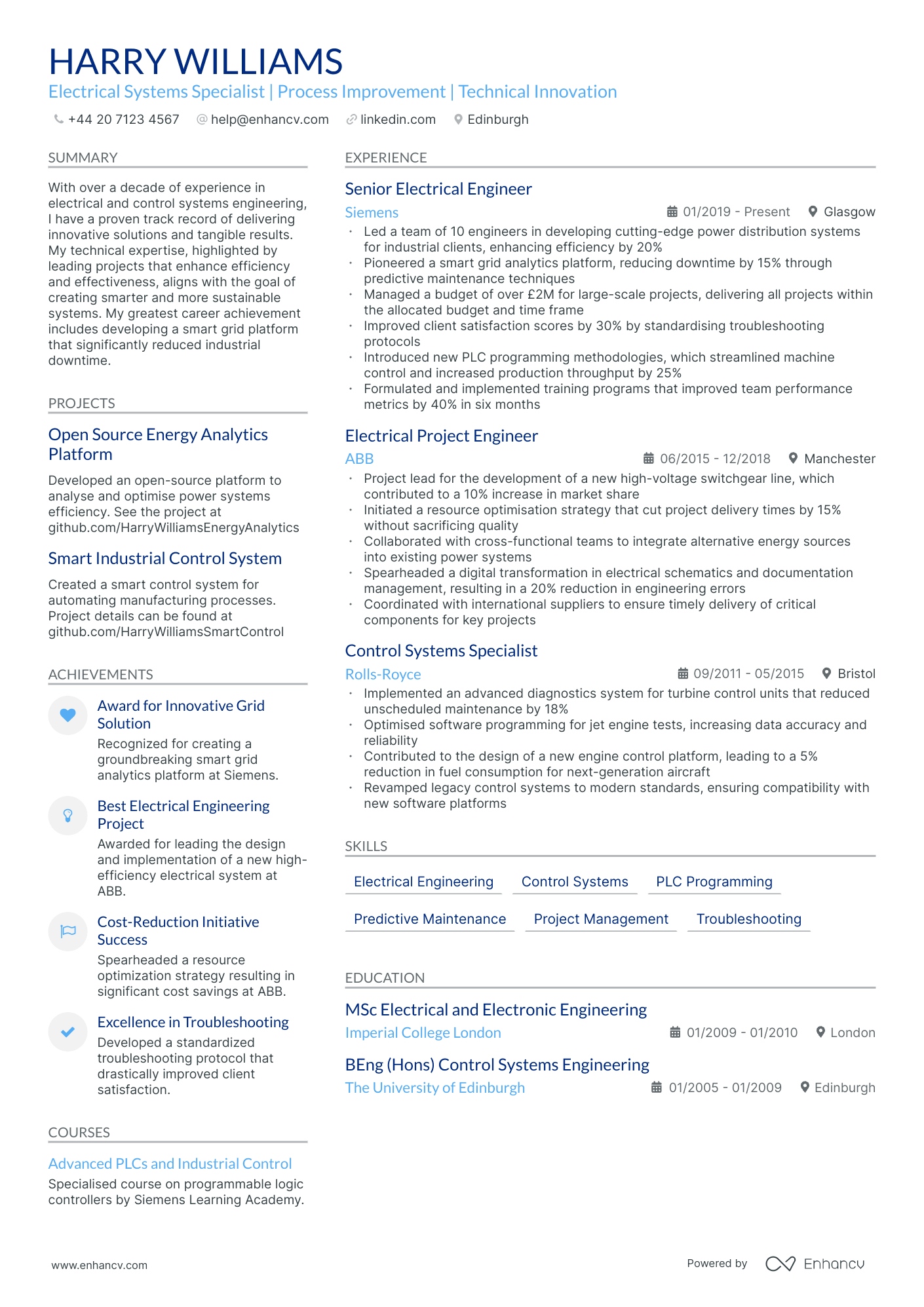 Engineering Student CV Examples & Guide for 2025