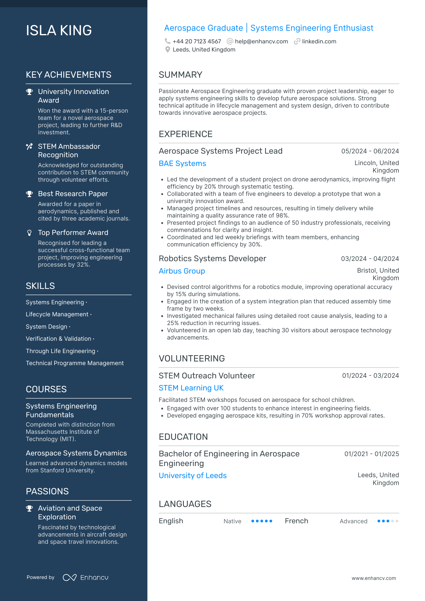 Engineering Student CV Examples & Guide for 2026