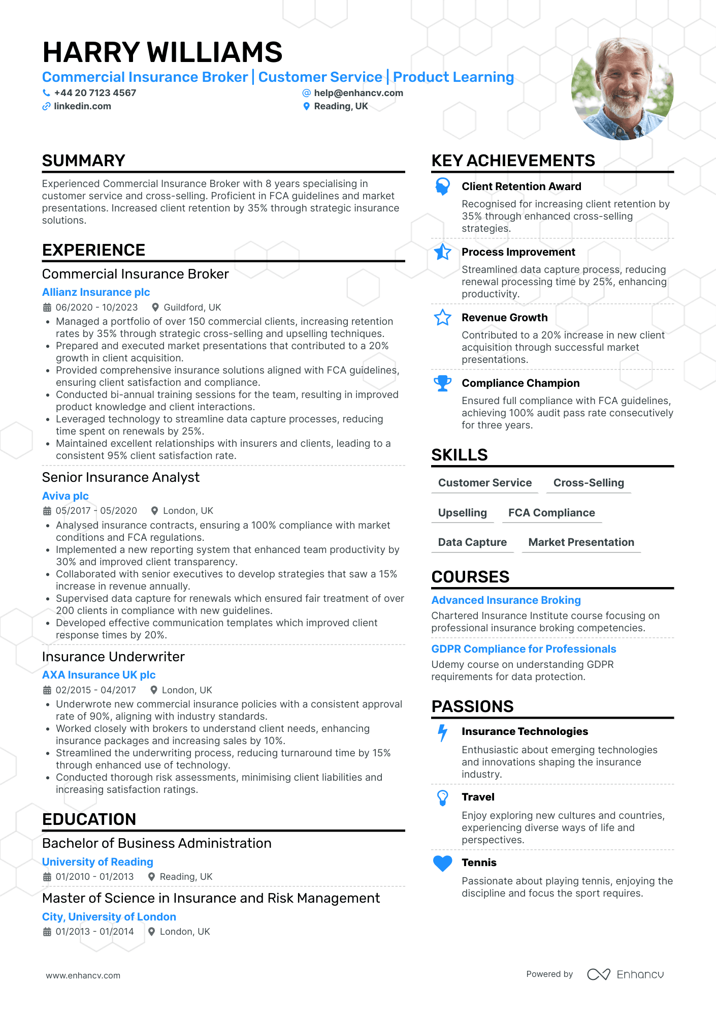 Insurance Broker CV Examples & Guide for 2026