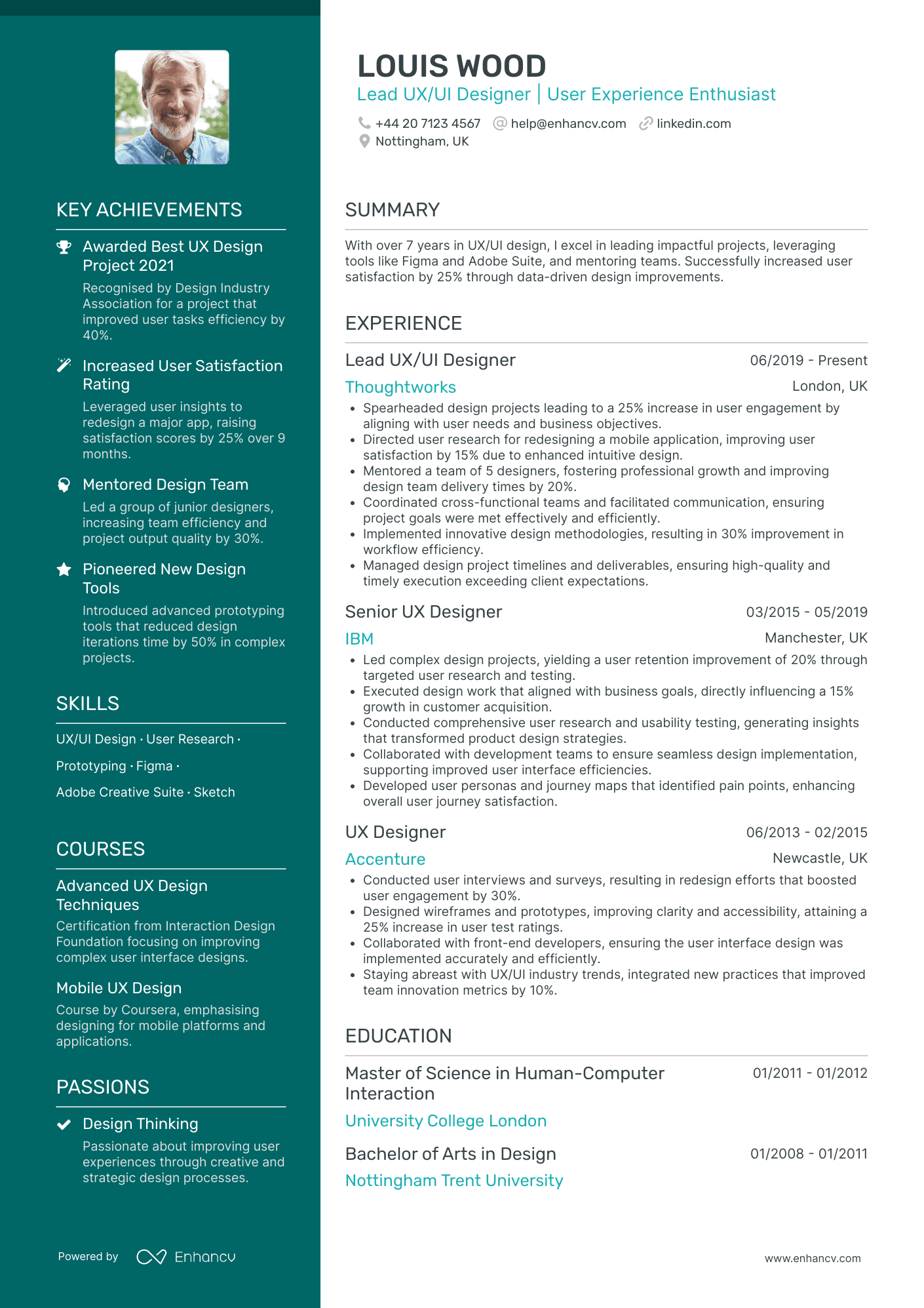 UX Designer CV Examples & Guide for 2026