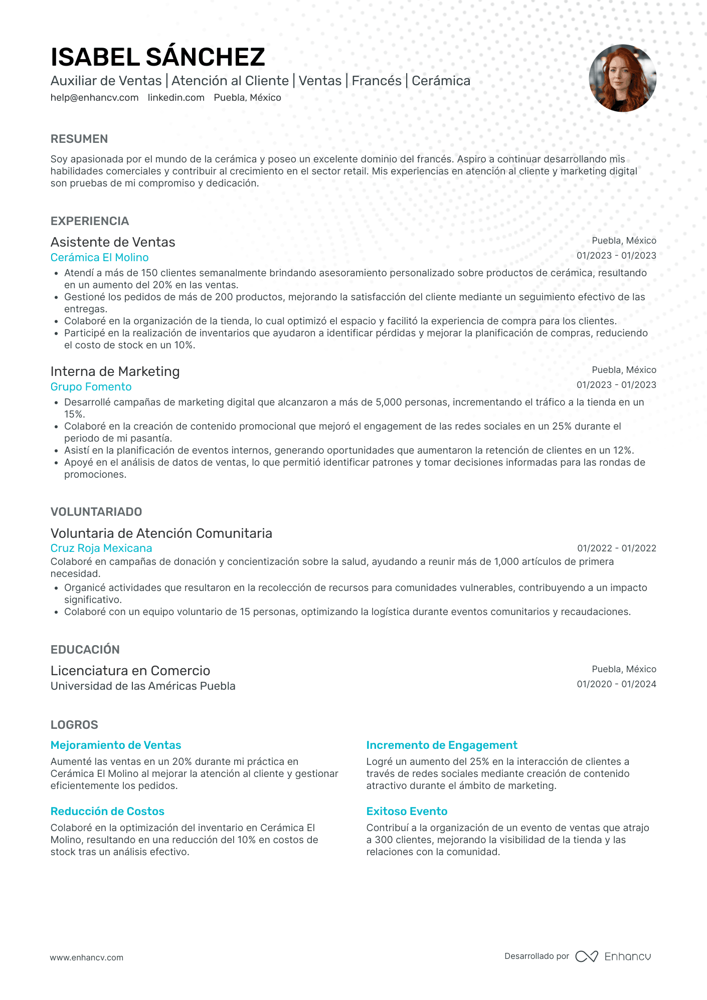 Currículum de Vendedor: Ejemplos Con y Sin Experiencia