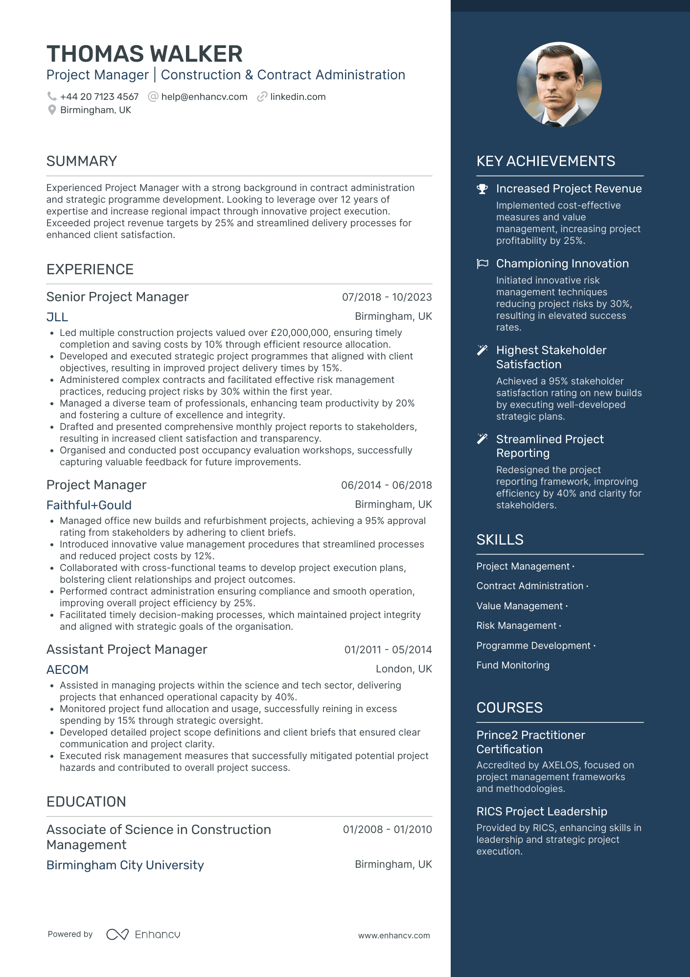 Project Manager CV Examples & Guide for 2026