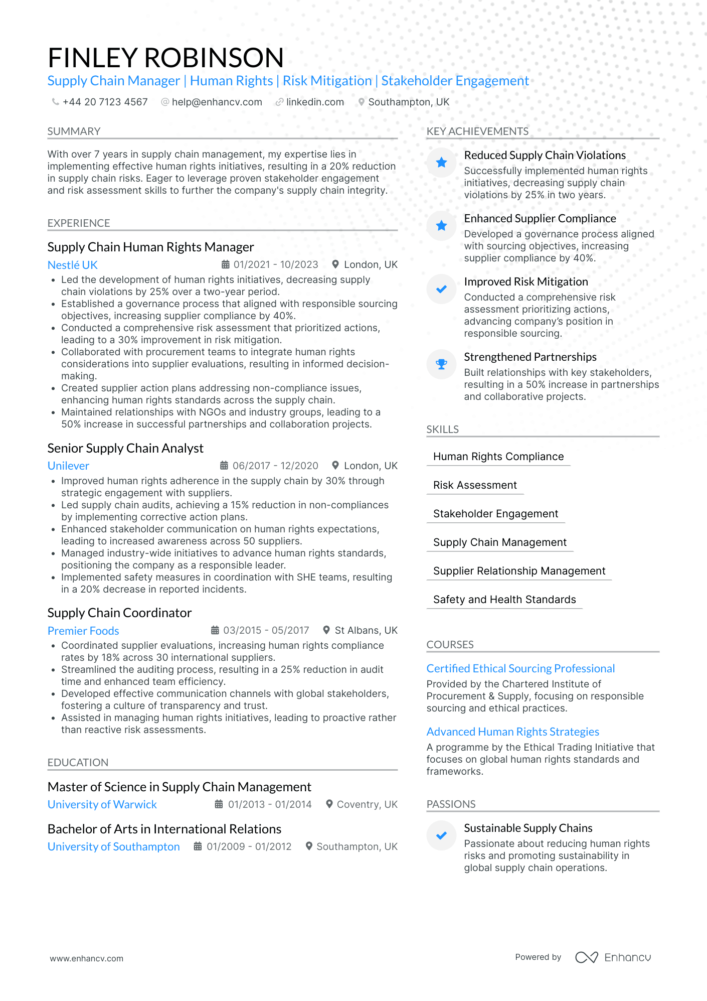 Senior Project Manager CV Examples & Guide for 2026