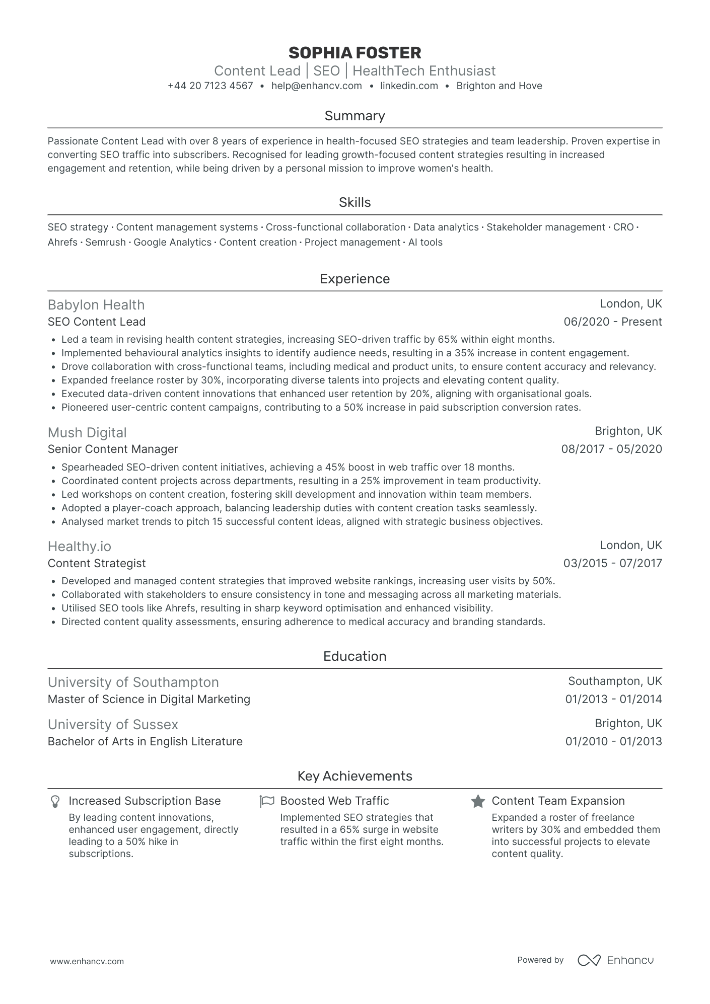 Freelance Writer CV Examples & Guide for 2026