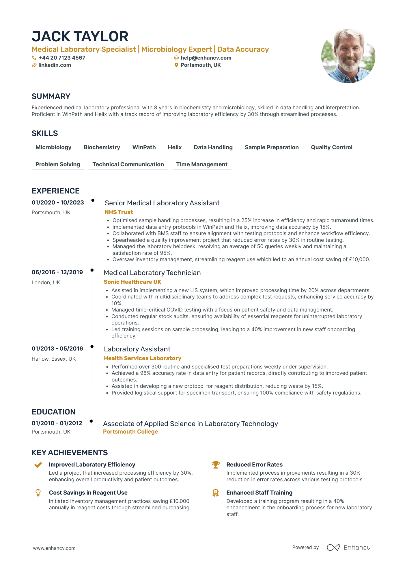 Lab Assistant CV Examples & Guide for 2026