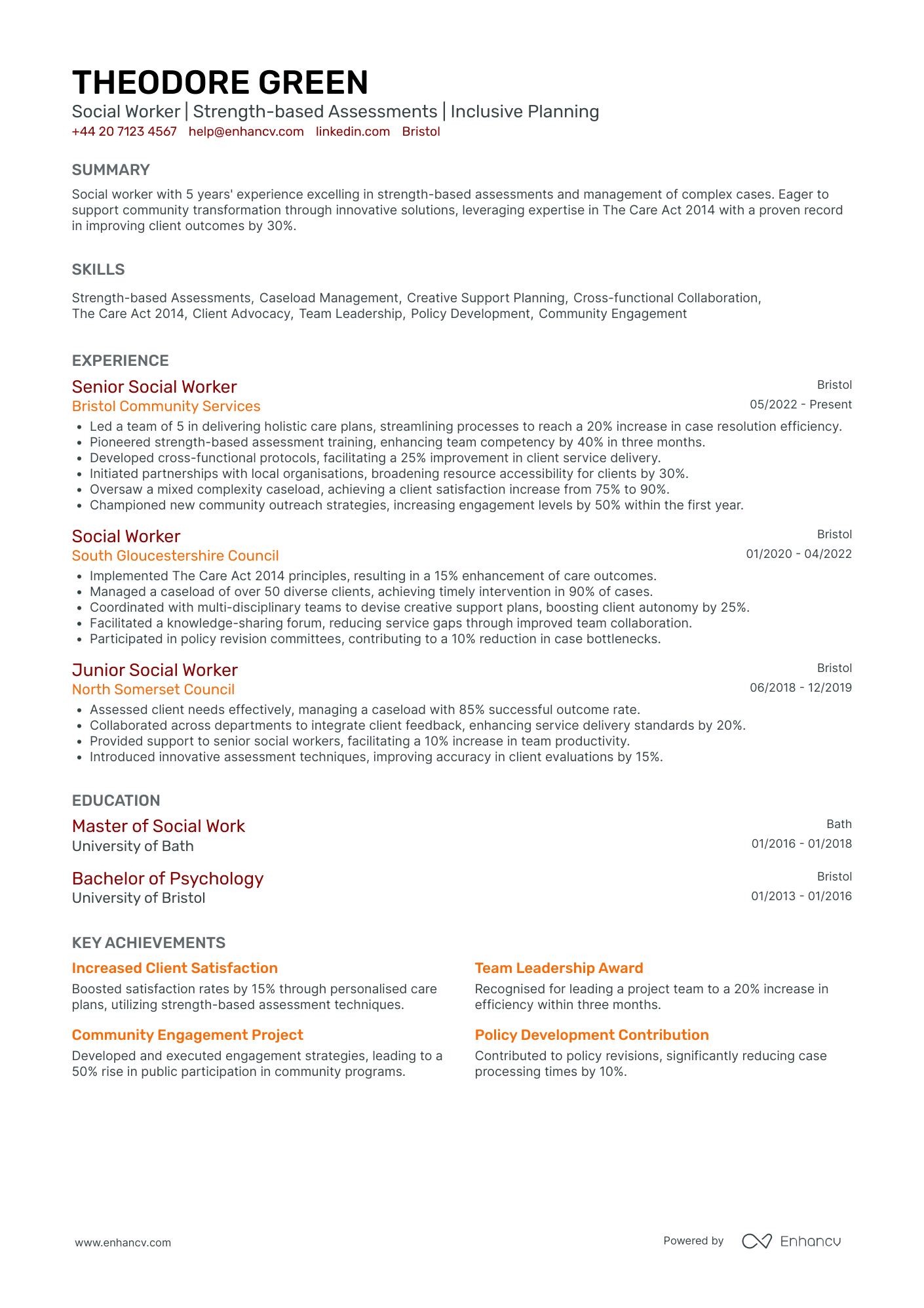 Change Management CV Examples & Guide for 2026
