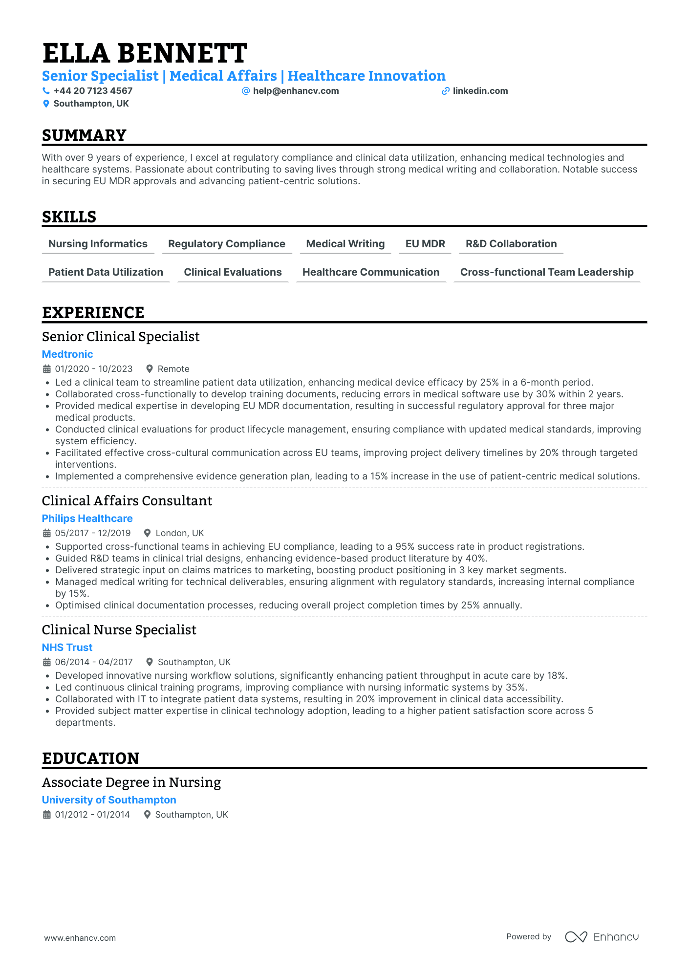 Medical CV Examples & Guide for 2026