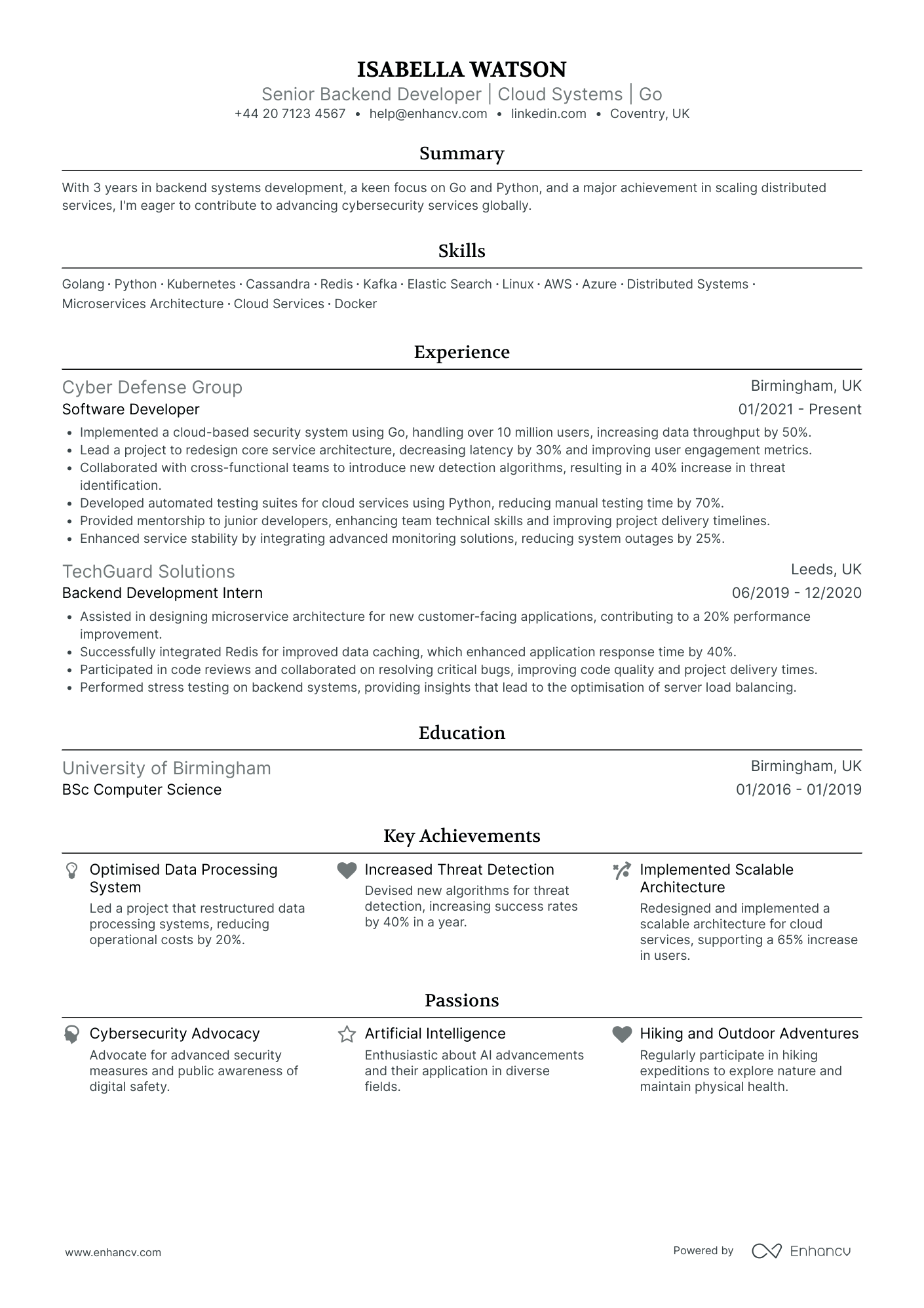 Junior Software Developer CV Examples & Guide for 2025