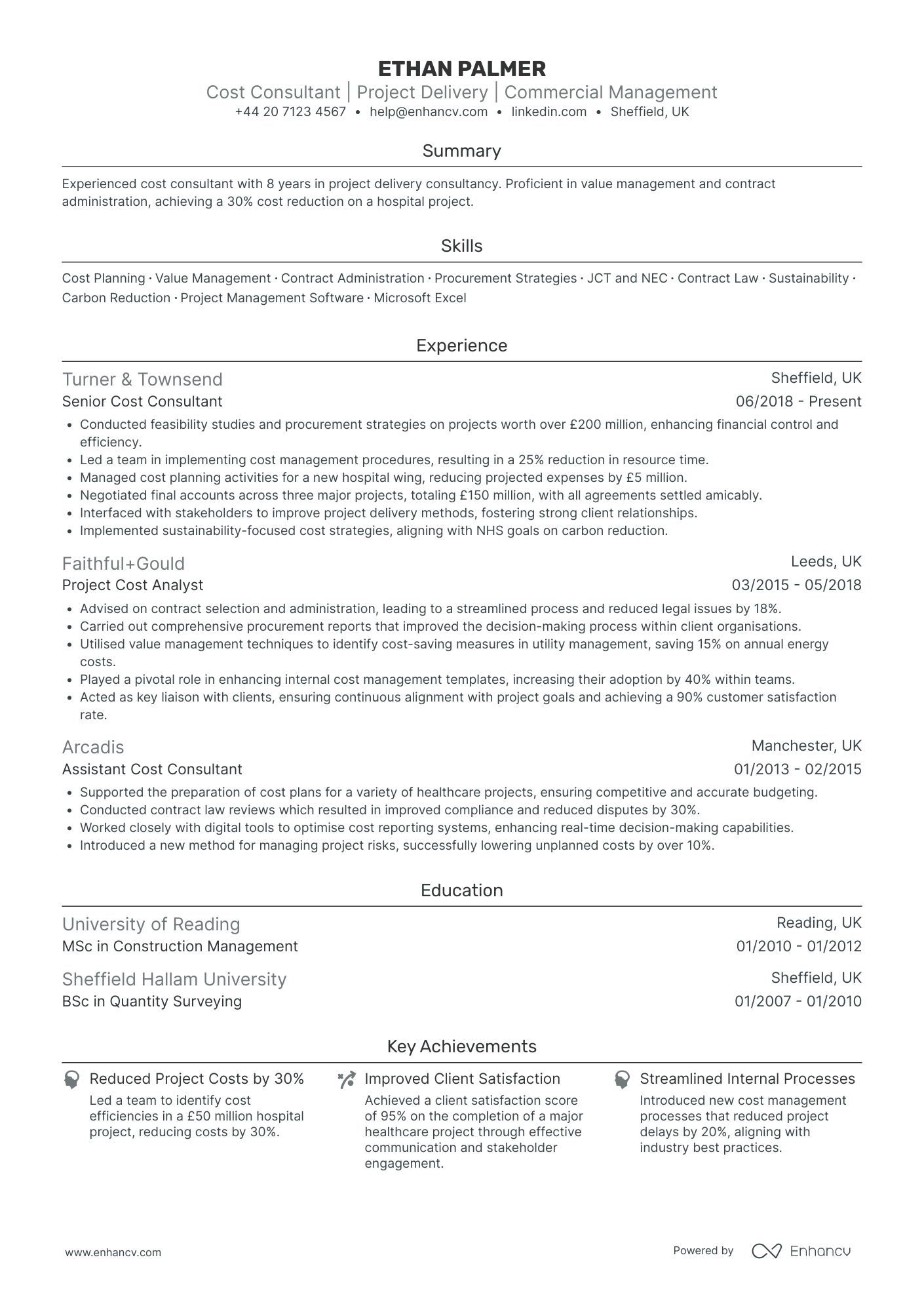 Construction CV Examples & Guide for 2026