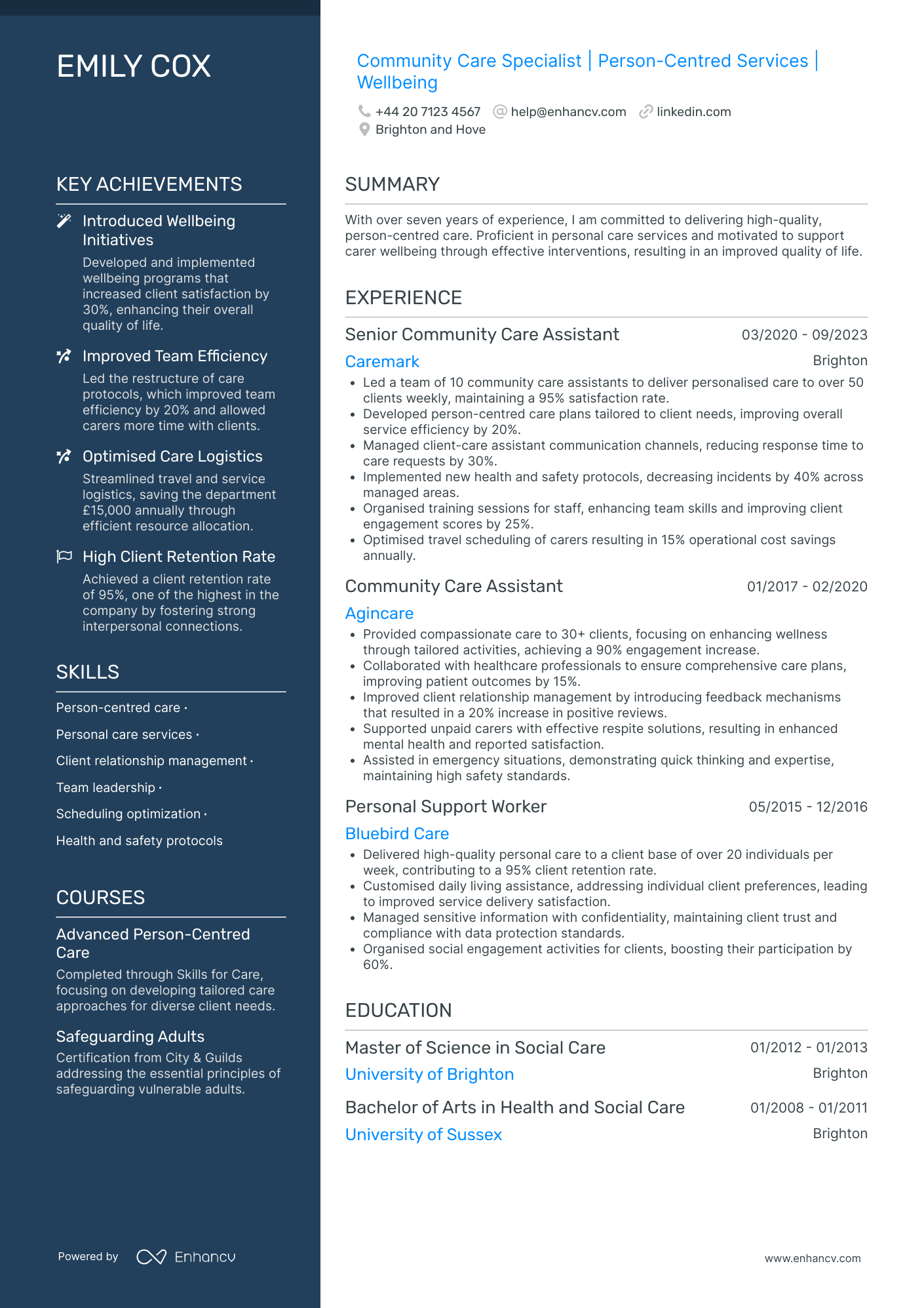 Care Worker CV Examples & Guide for 2026